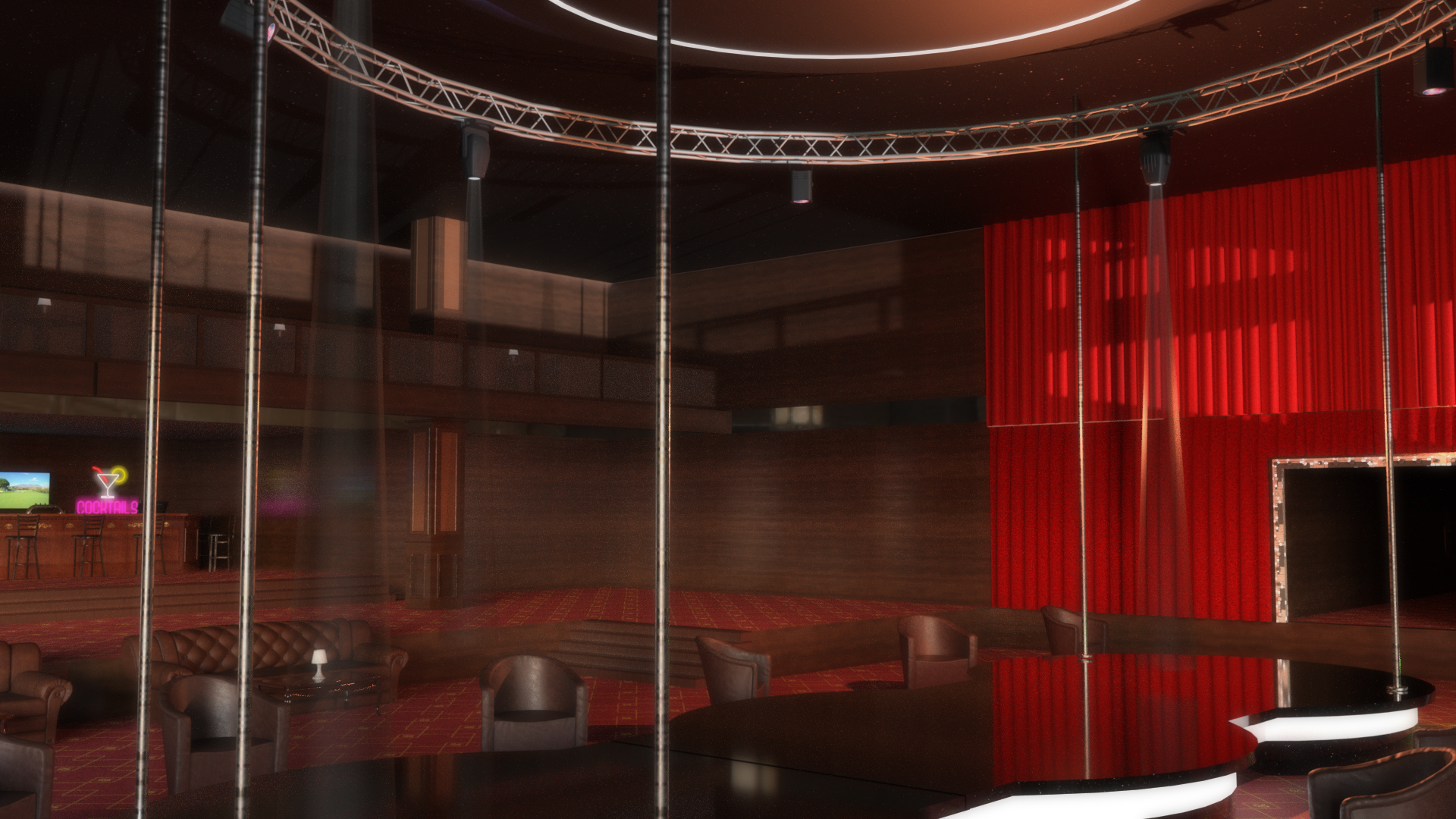 Pole Dance Room 2 - iClone/Stage - Reallusion Content Store