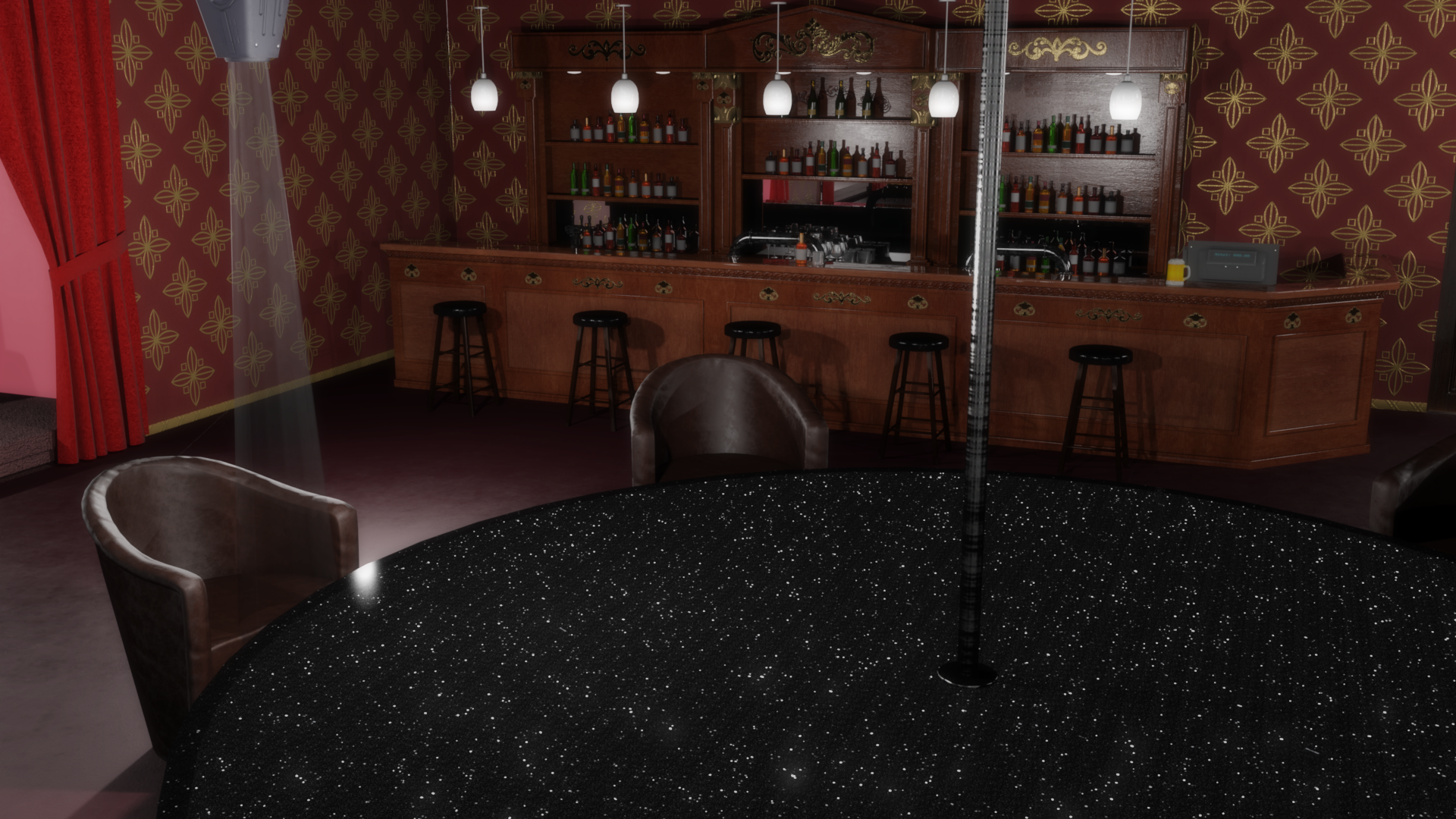 Pole Dance Room 1 - iClone/Stage - Reallusion Content Store