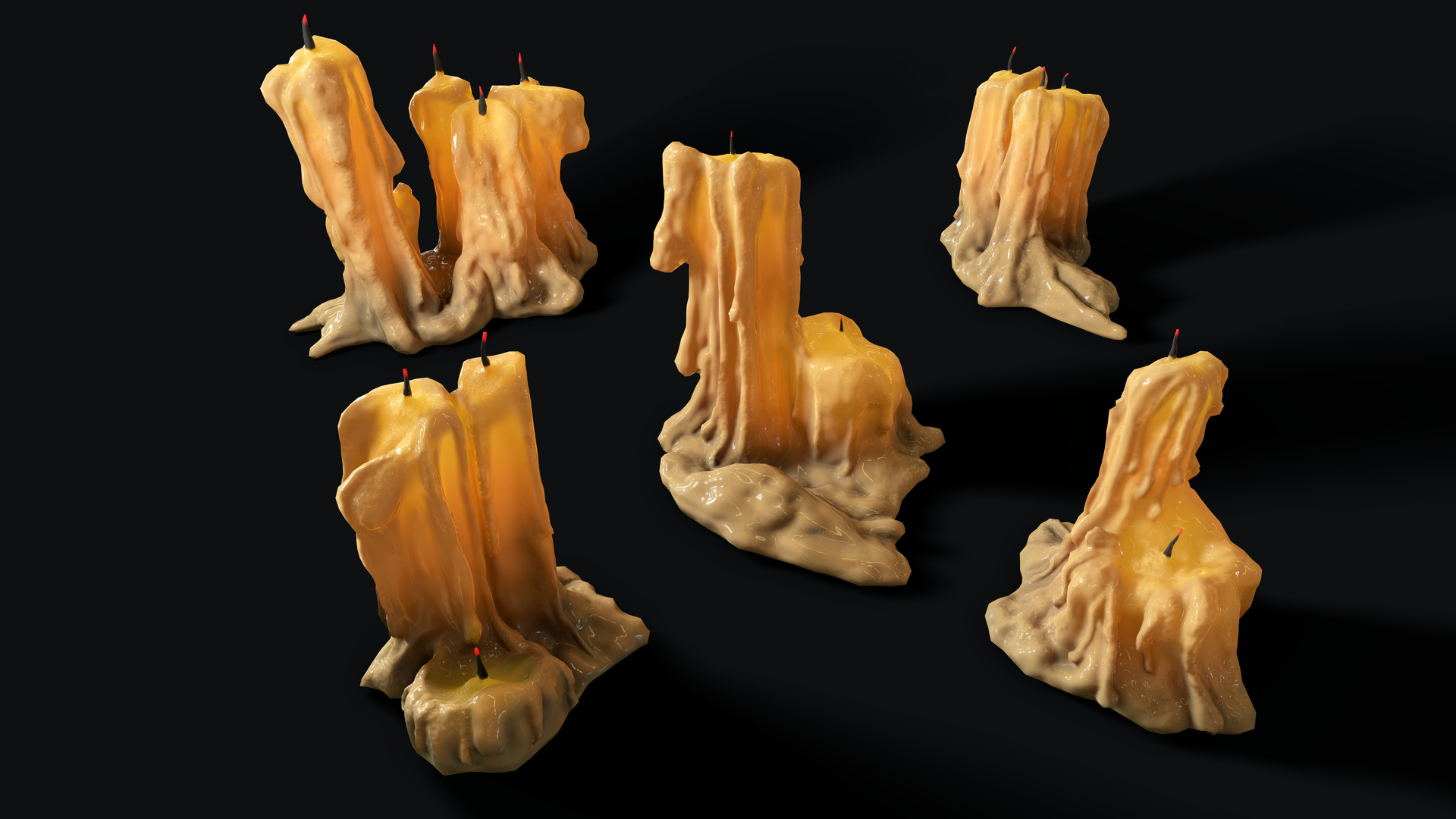 Large Candles Collection - iClone/Stage - Reallusion Content Store