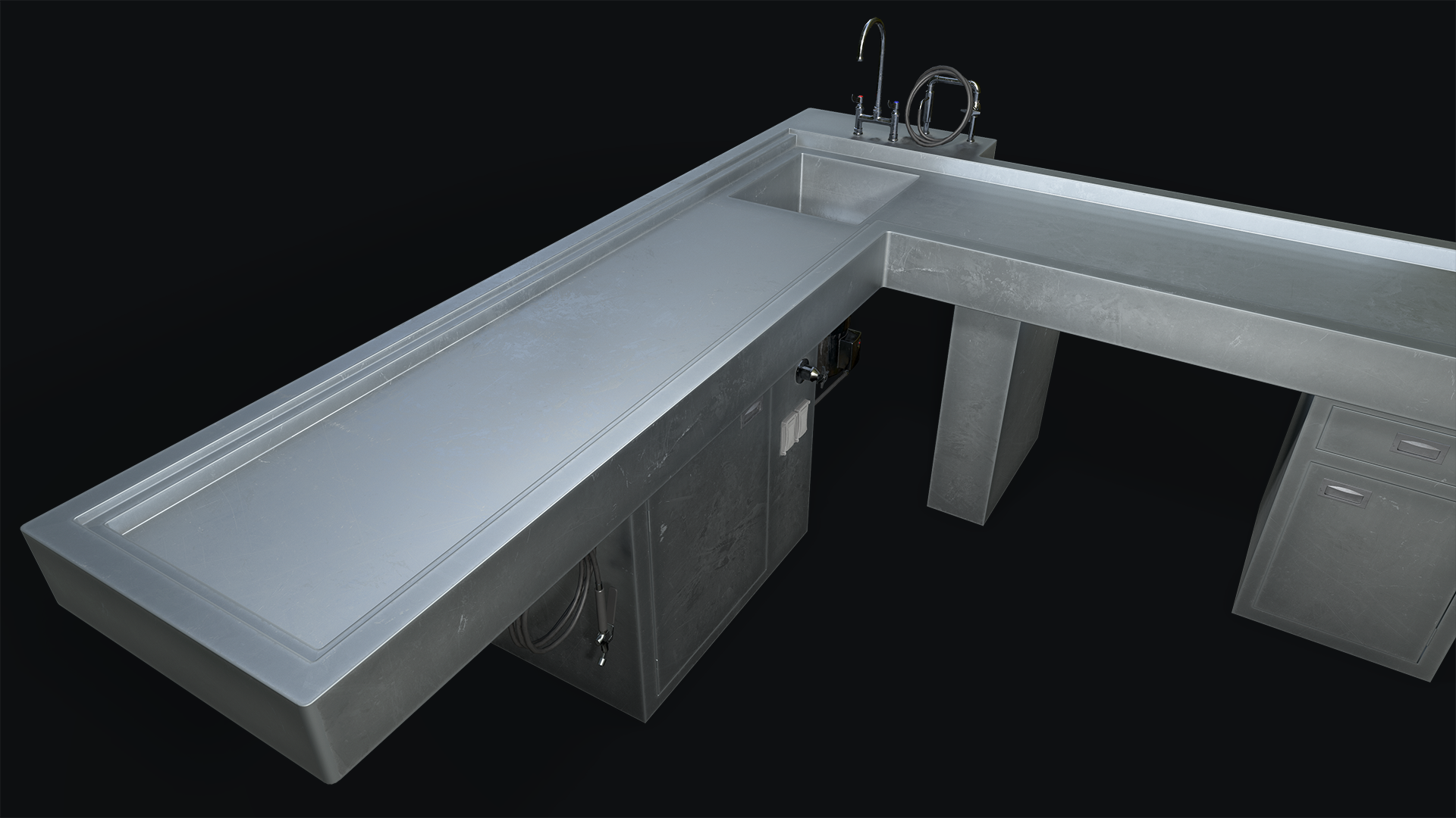 Morgue Autopsy Tables - iClone/Stage - Reallusion Content Store