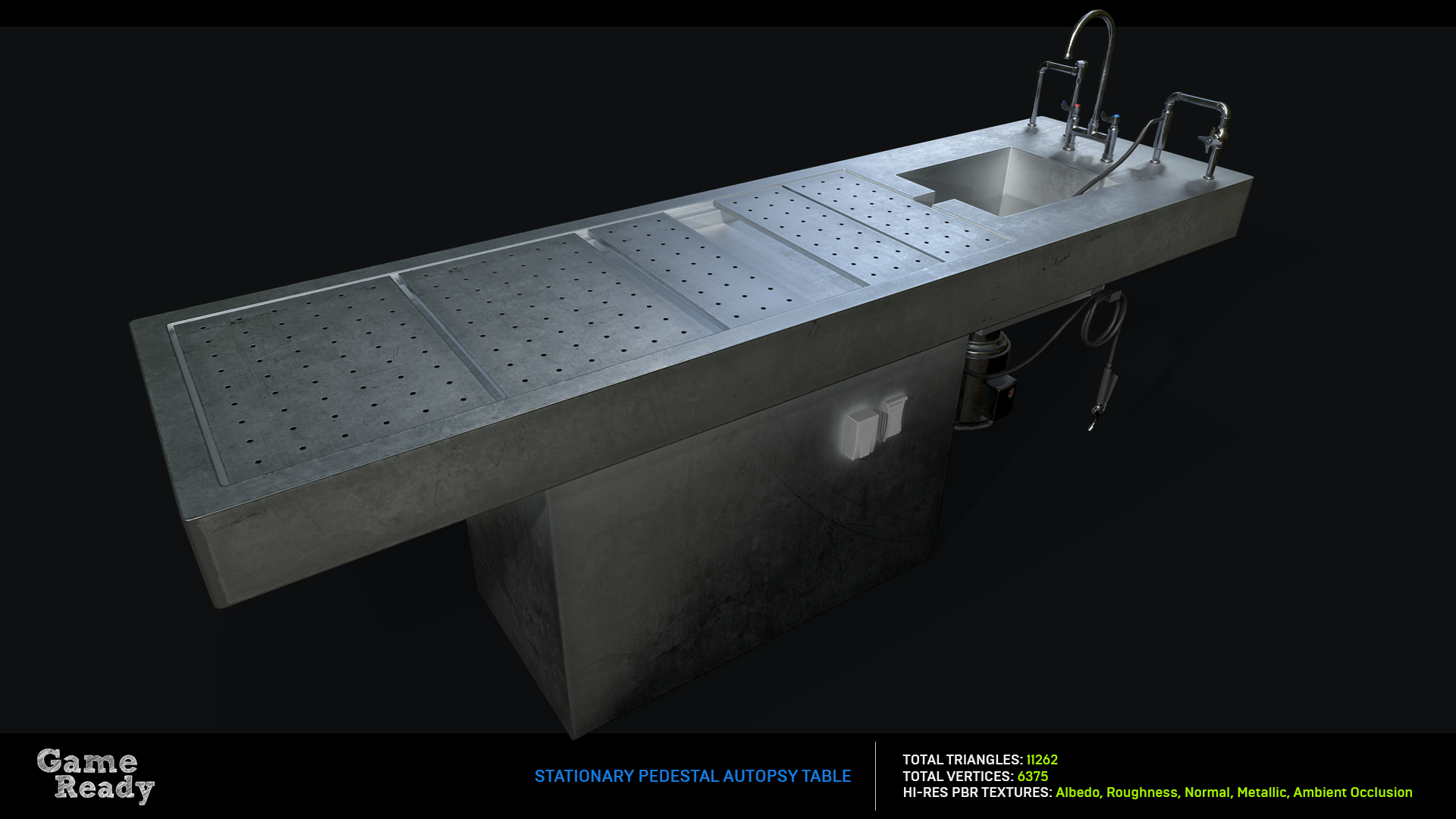 Morgue Autopsy Tables - iClone/Stage - Reallusion Content Store