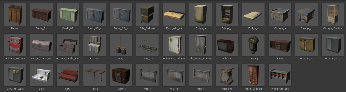 Old School Props pack - iClone/Stage - Reallusion Content Store