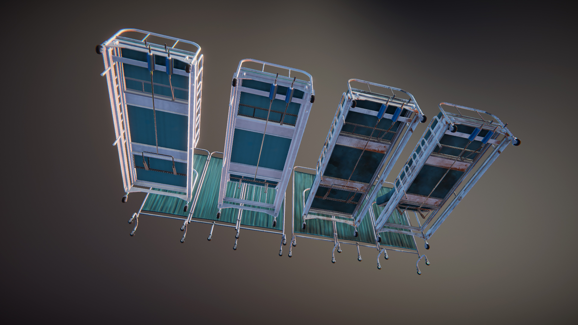 Vintage Hospital Props - iClone/Stage - Reallusion Content Store