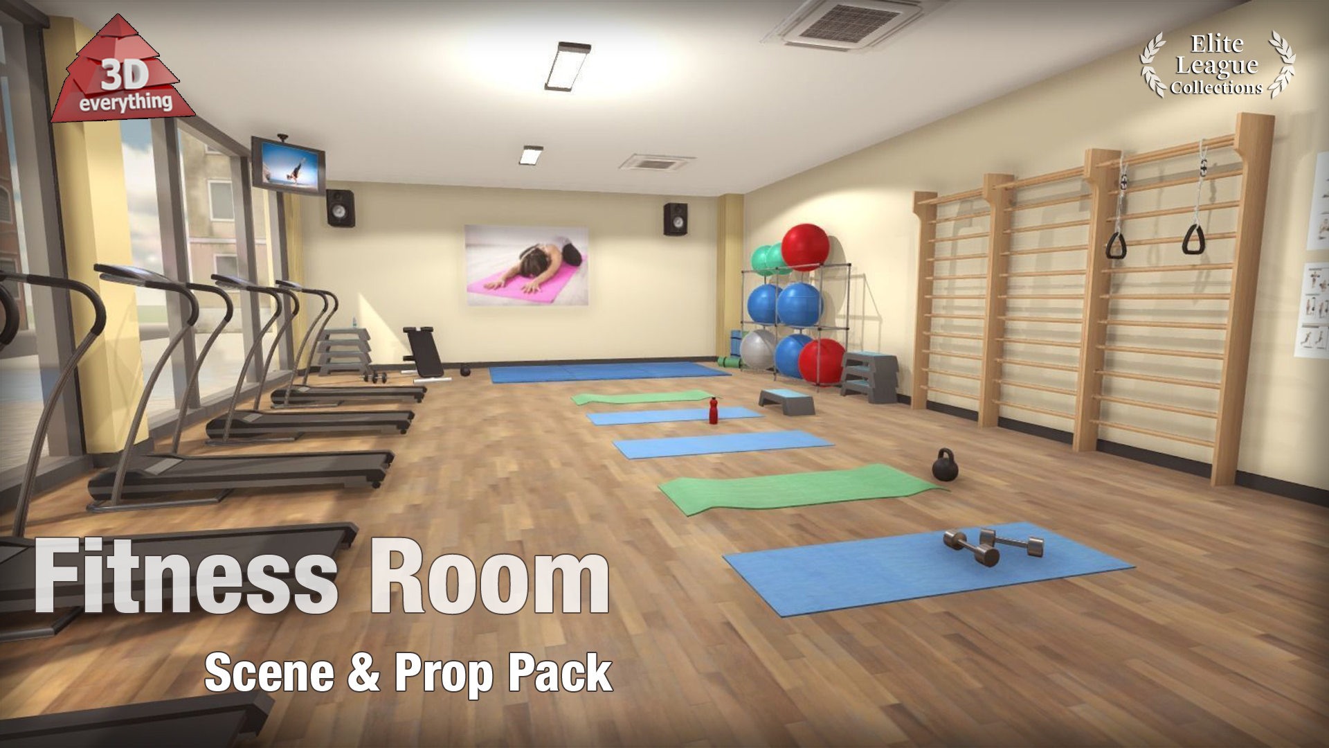 Fitness Room - iClone/Stage - Reallusion Content Store