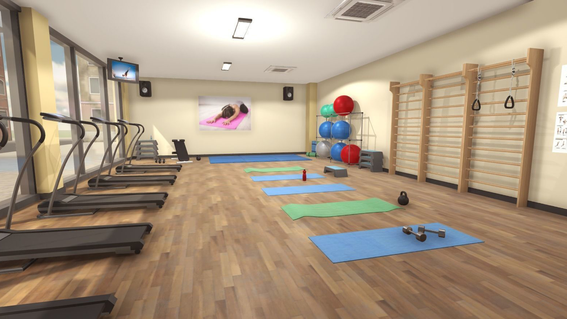 Fitness Room - iClone/Stage - Reallusion Content Store
