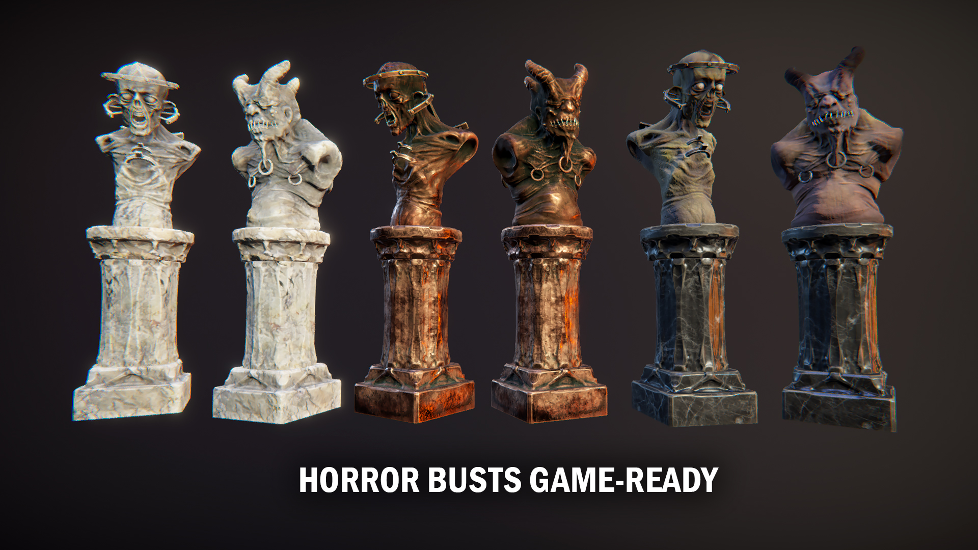 Horror Busts - iClone/Stage - Reallusion Content Store