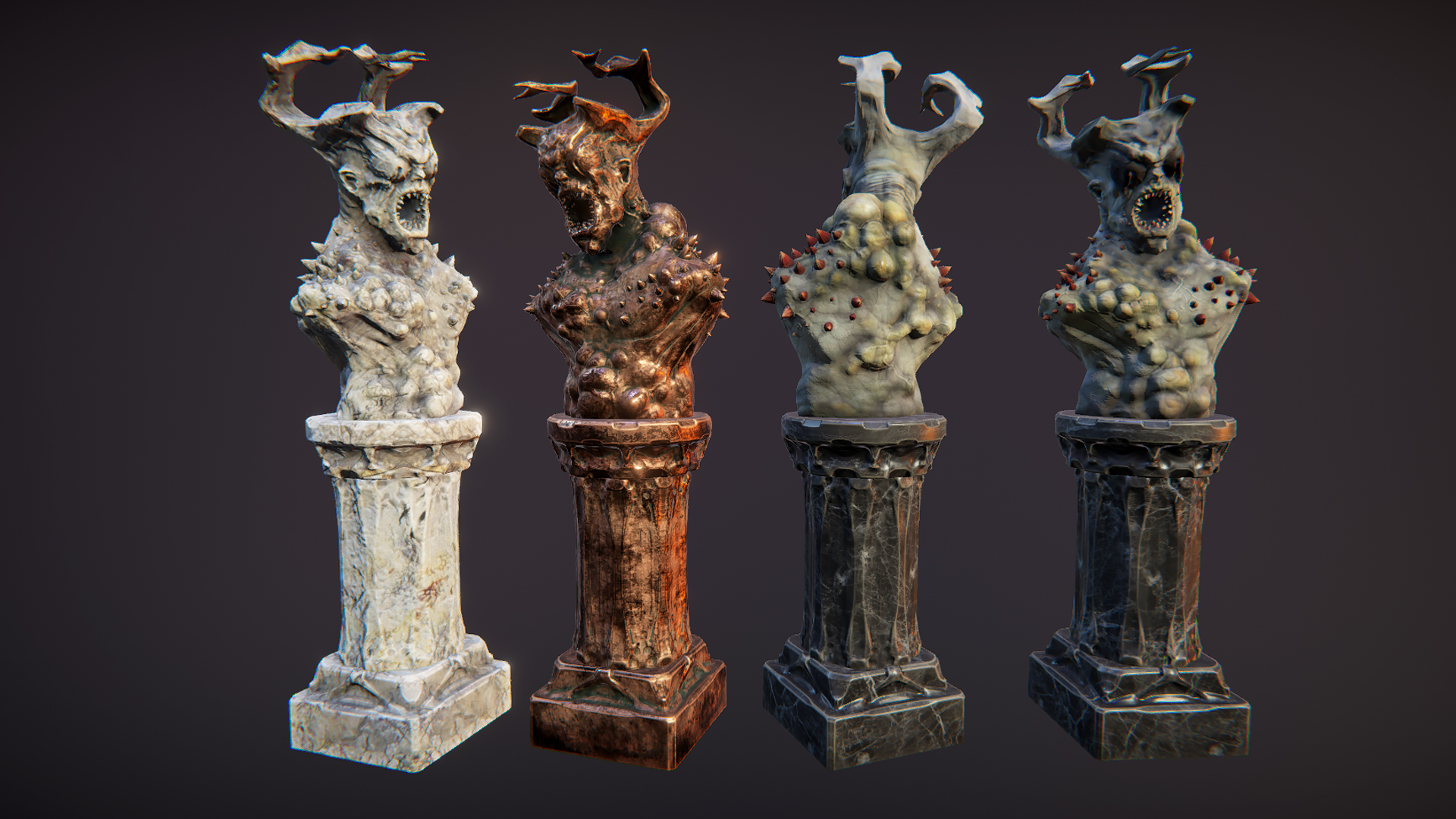 Horror Busts - iClone/Stage - Reallusion Content Store