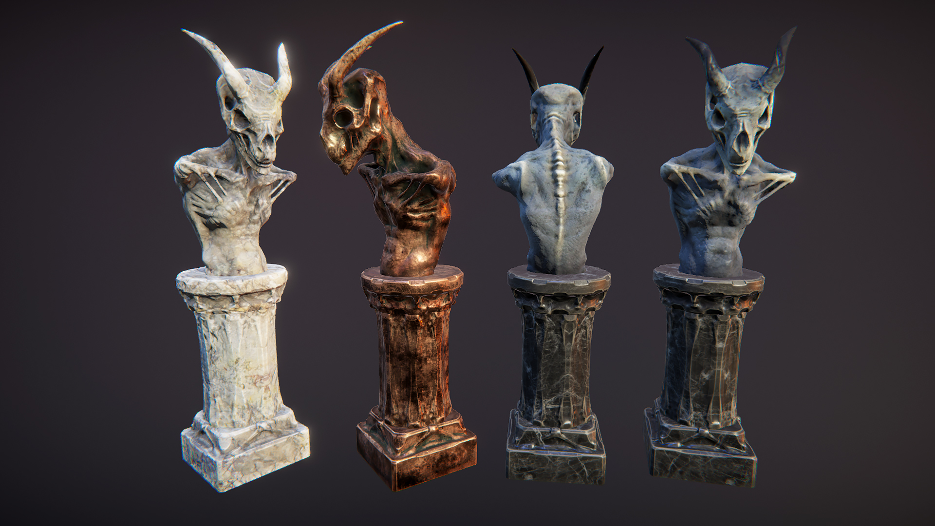 Horror Busts - iClone/Stage - Reallusion Content Store