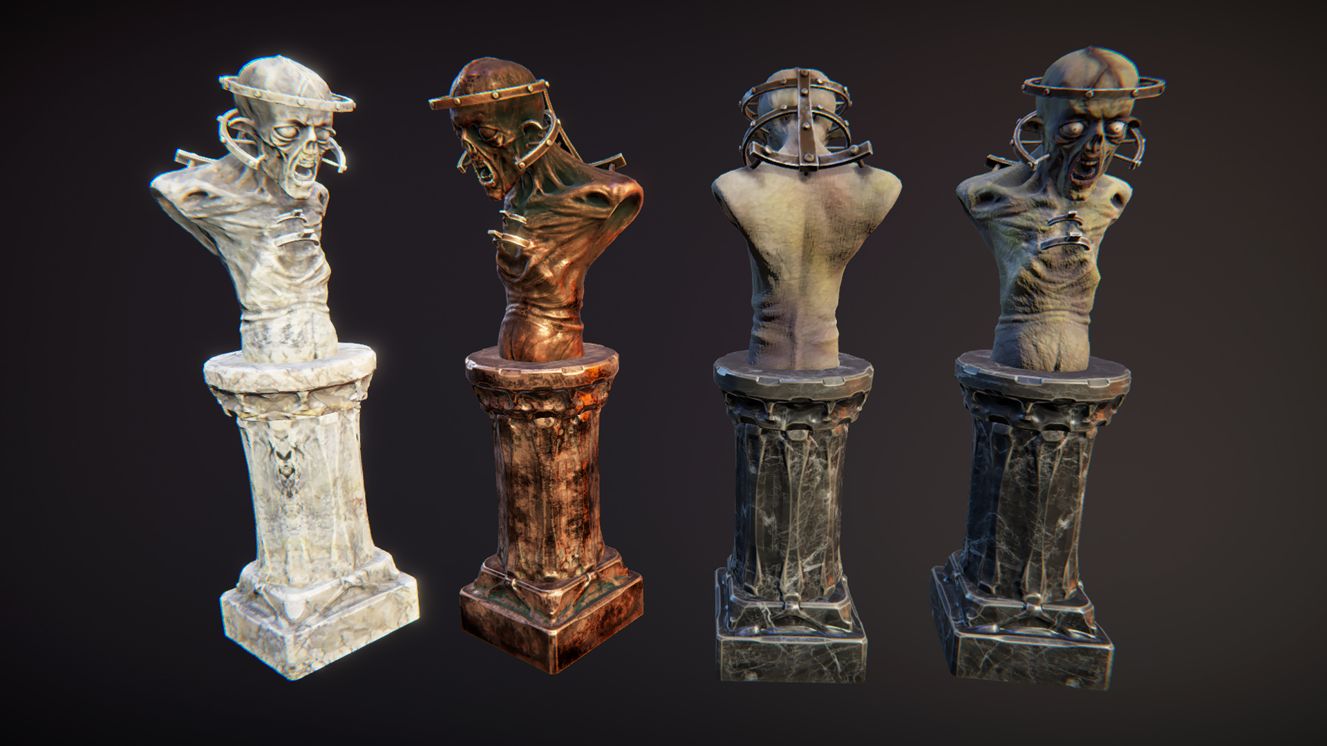 Horror Busts - iClone/Stage - Reallusion Content Store