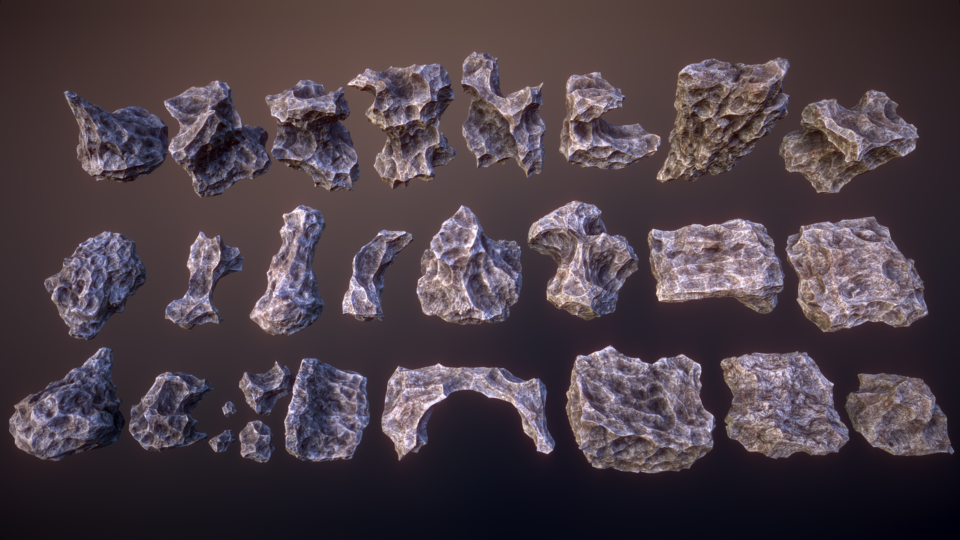 Scraped Rocks - iClone/Stage - Reallusion Content Store