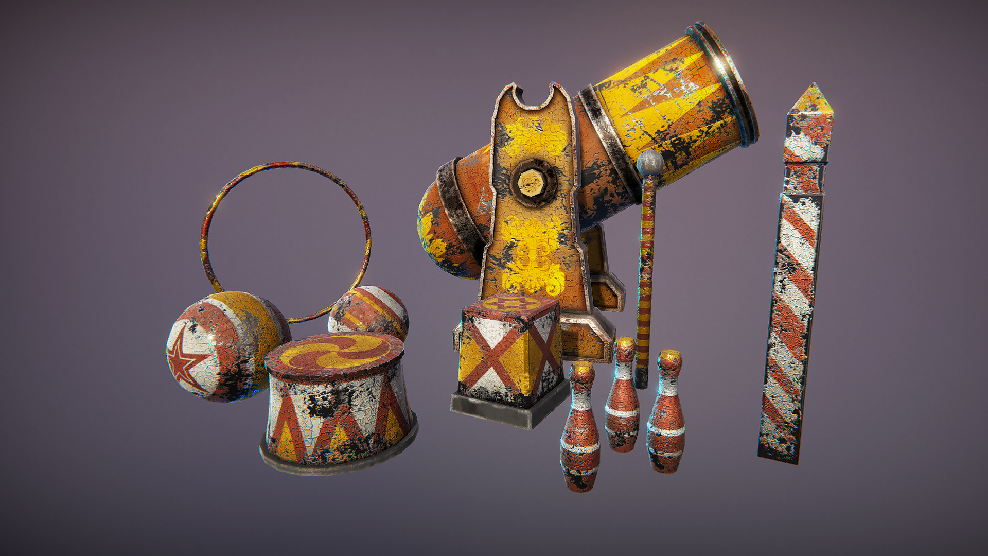 Horror Circus Props - iClone/Stage - Reallusion Content Store