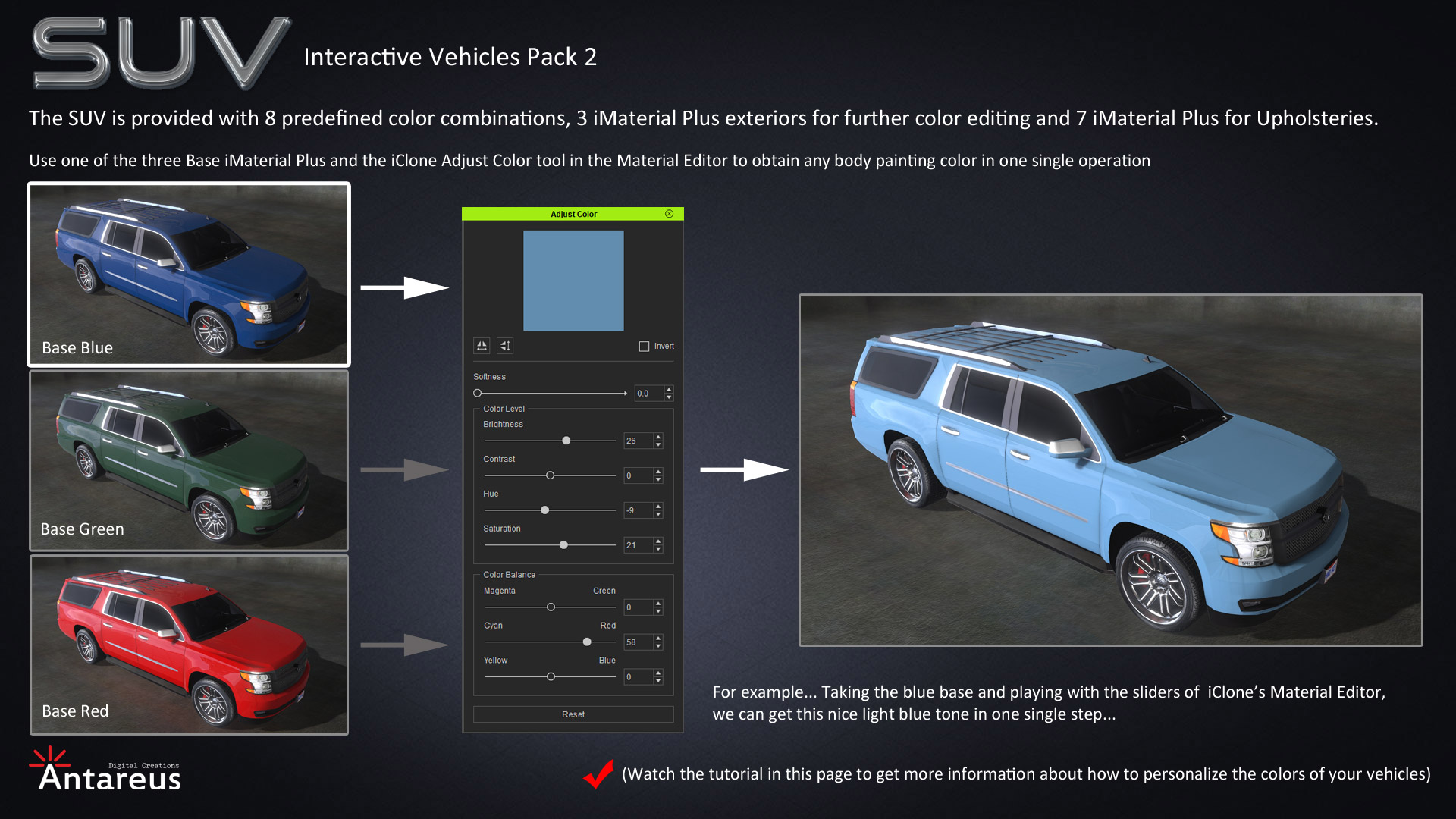 Full-Size SUV Plus - iClone/Stage - Reallusion Content Store