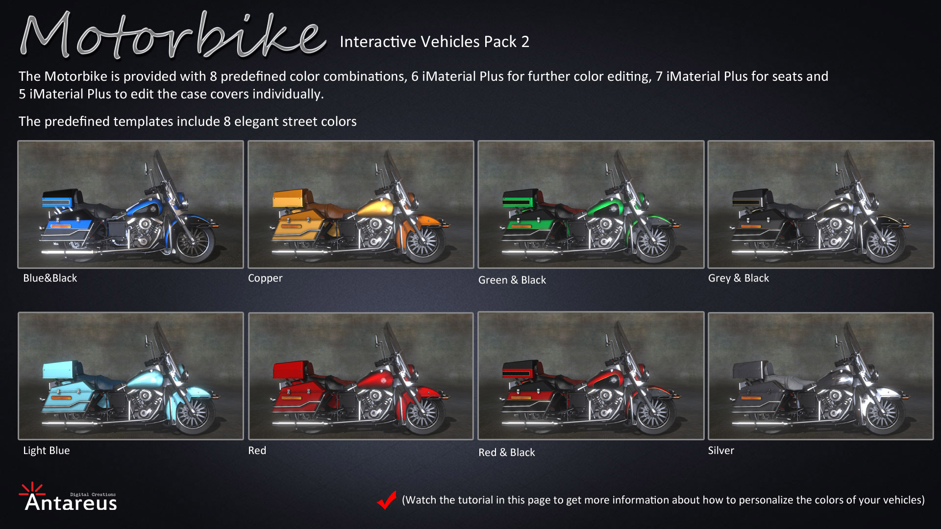 Motorcycle Plus - iClone/Stage - Reallusion Content Store