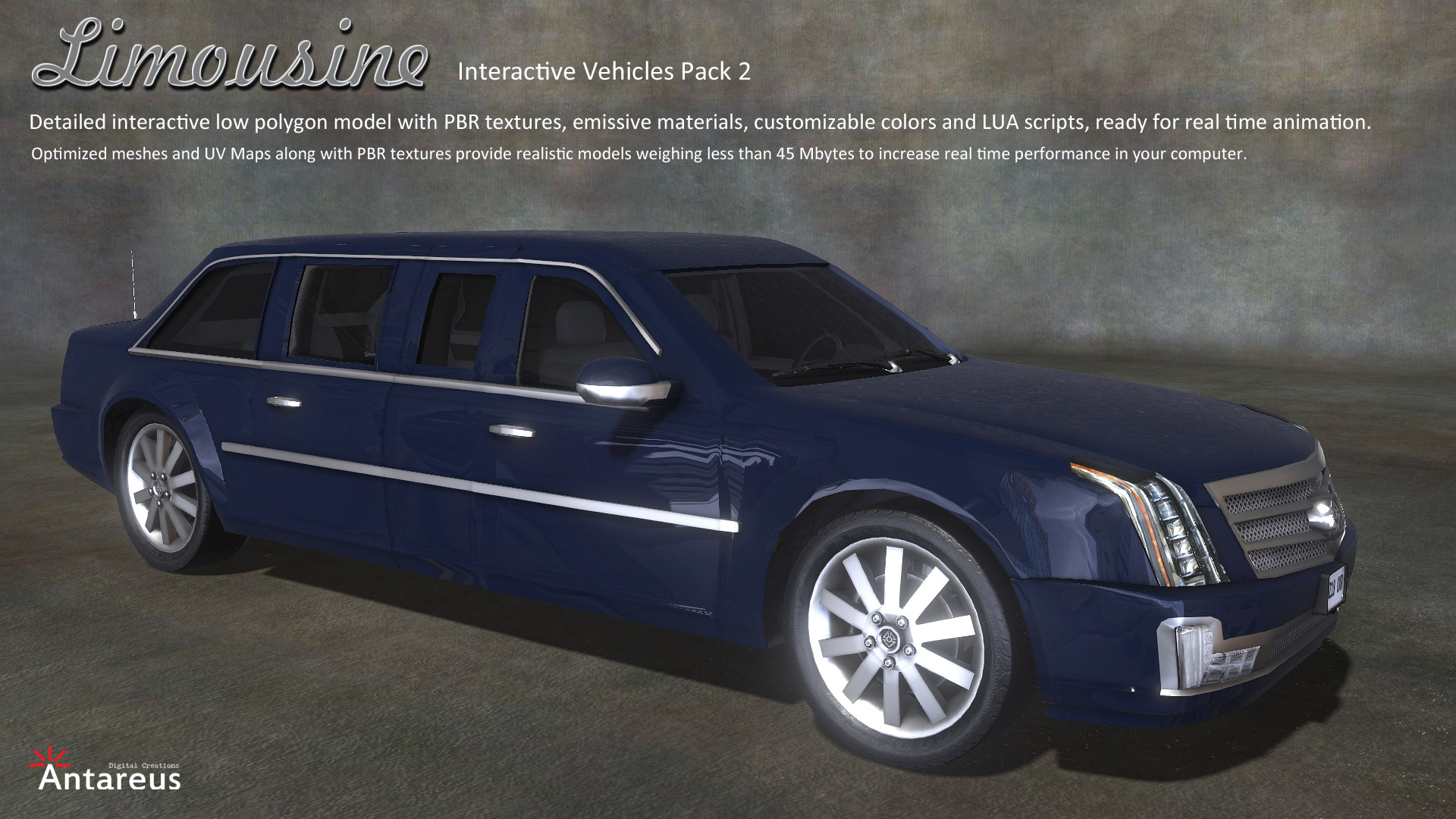 Limousine Plus - iClone/Stage - Reallusion Content Store