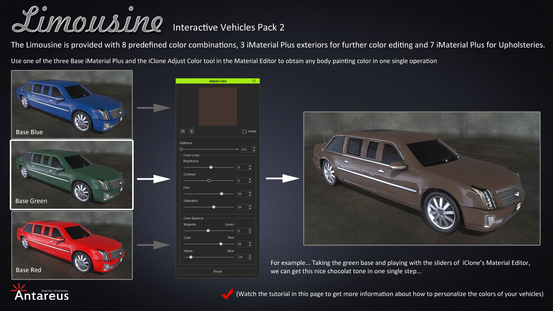 Limousine Plus - iClone/Stage - Reallusion Content Store