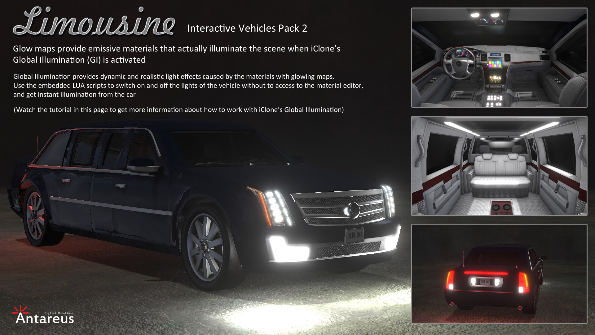 Limousine Plus - iClone/Stage - Reallusion Content Store