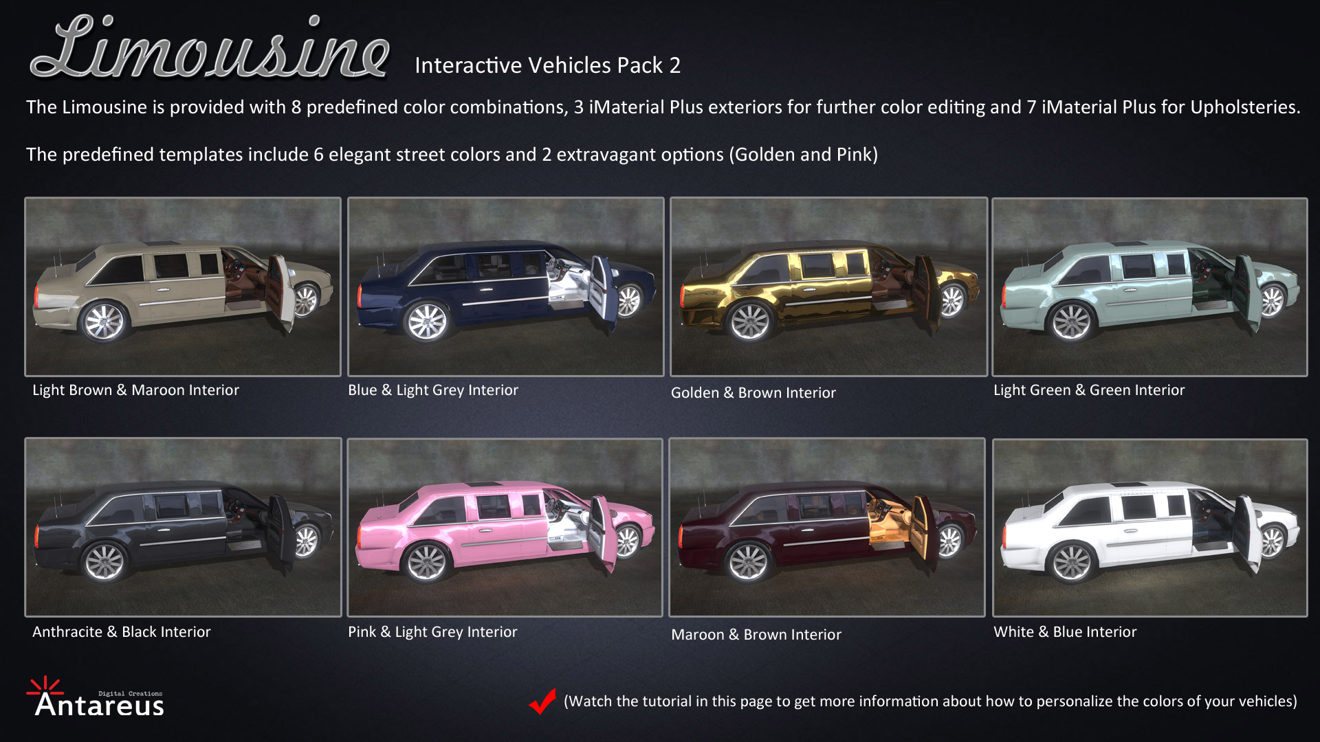 Limousine Plus - iClone/Stage - Reallusion Content Store