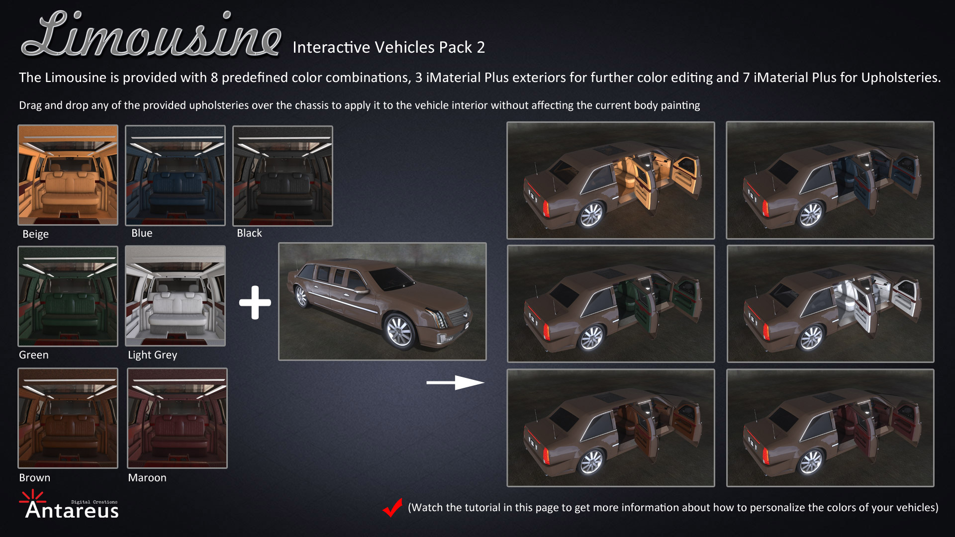 Limousine Plus - iClone/Stage - Reallusion Content Store