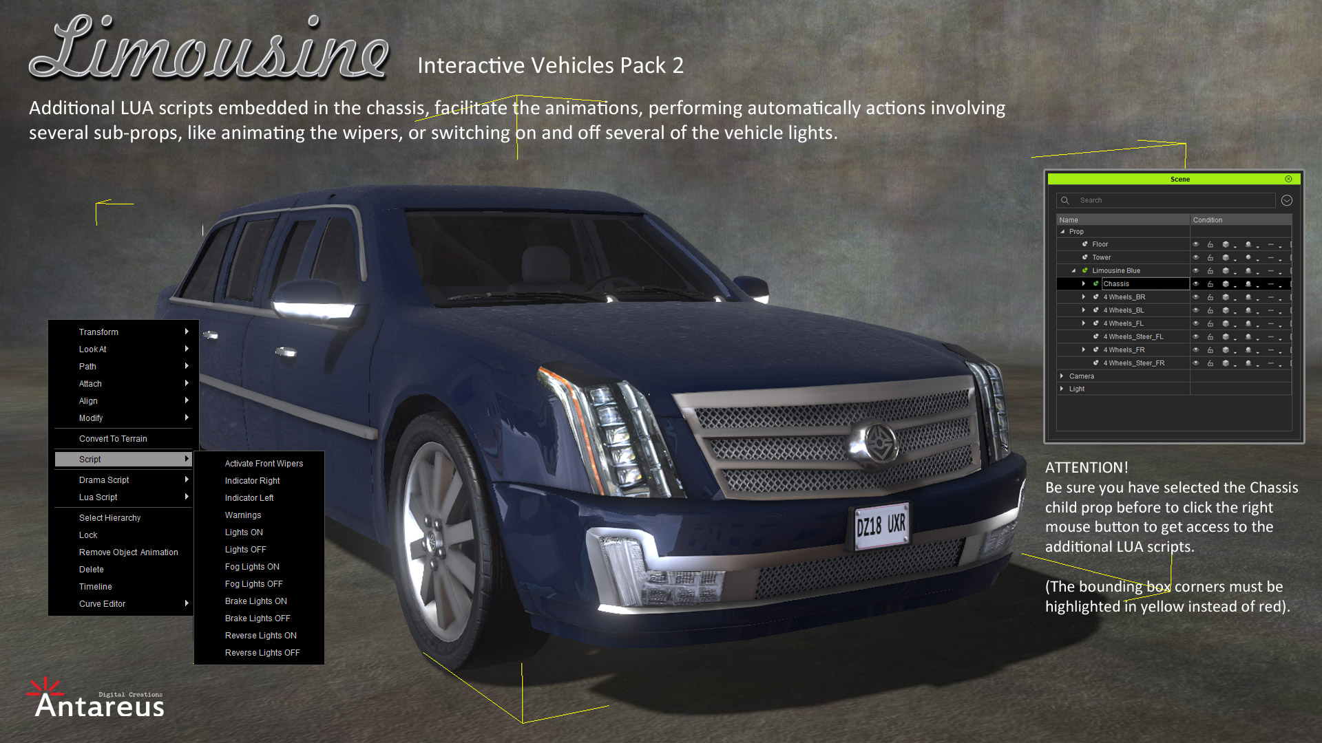 Limousine Plus - iClone/Stage - Reallusion Content Store