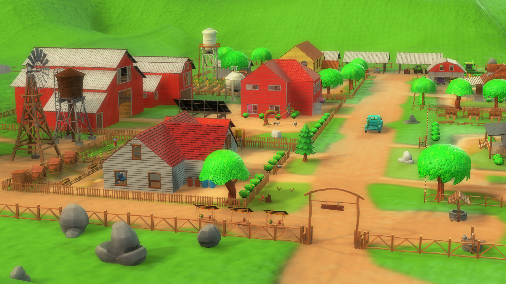 Stylized Farm - iClone/Stage - Reallusion Content Store