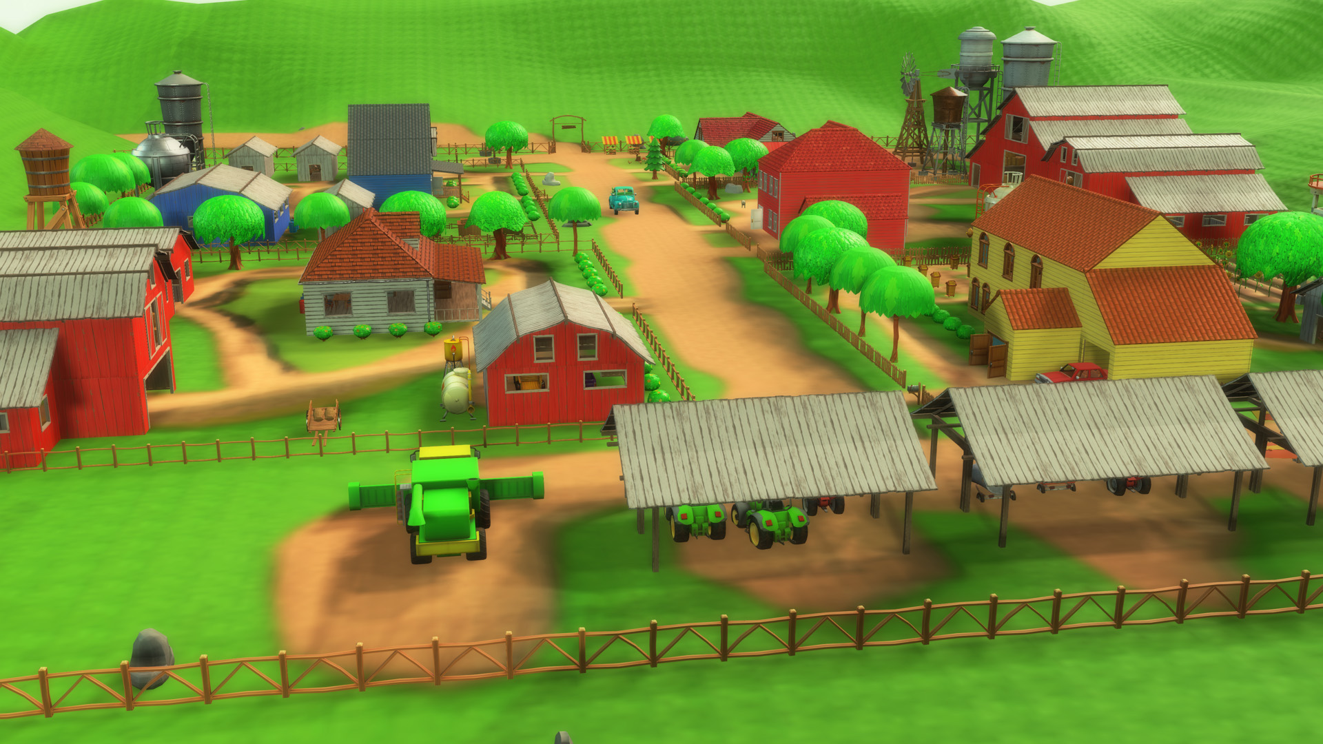 Stylized Farm - iClone/Stage - Reallusion Content Store