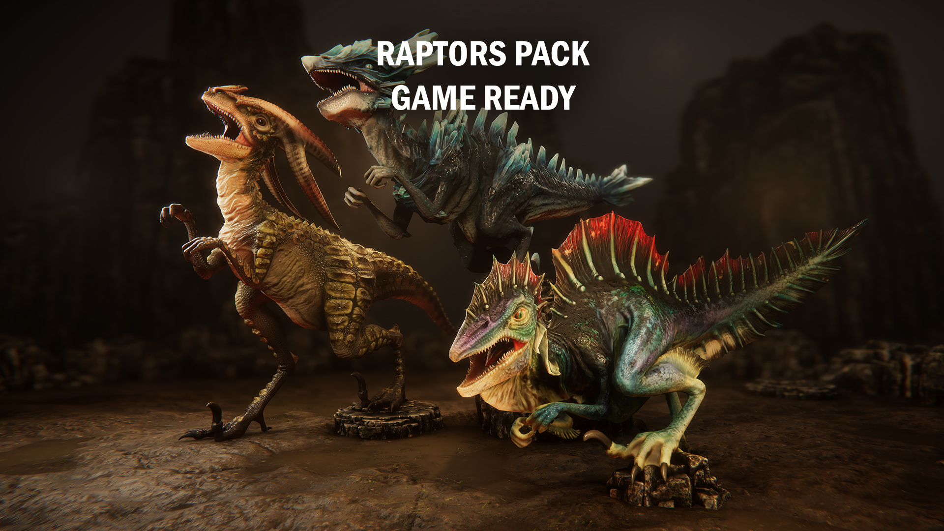 Raptors pack - iClone/Scenes & Props - Reallusion Content Store
