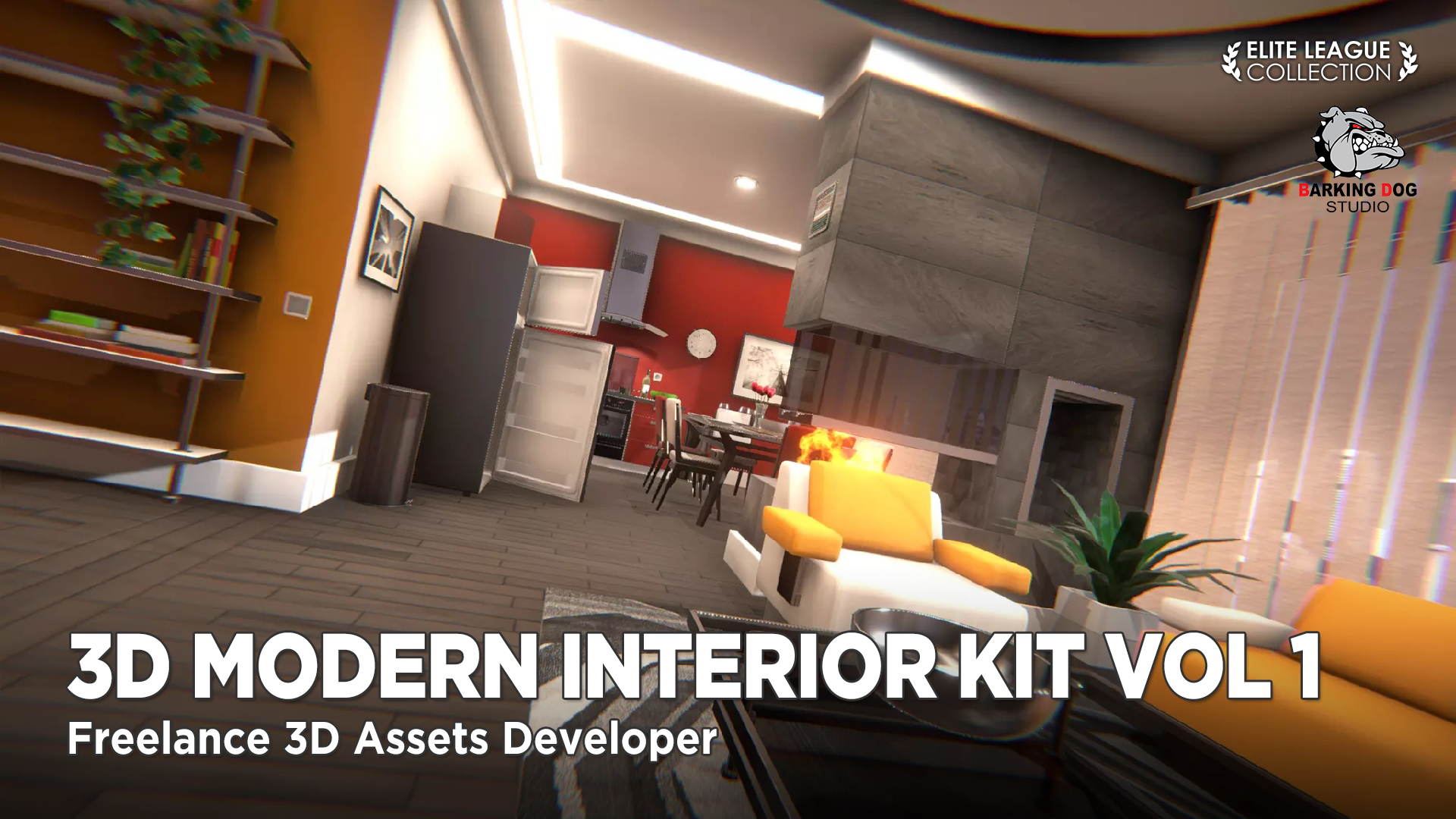 3D Modern Interior Kit Vol.1 - iClone/Scenes & Props - Reallusion Content Store