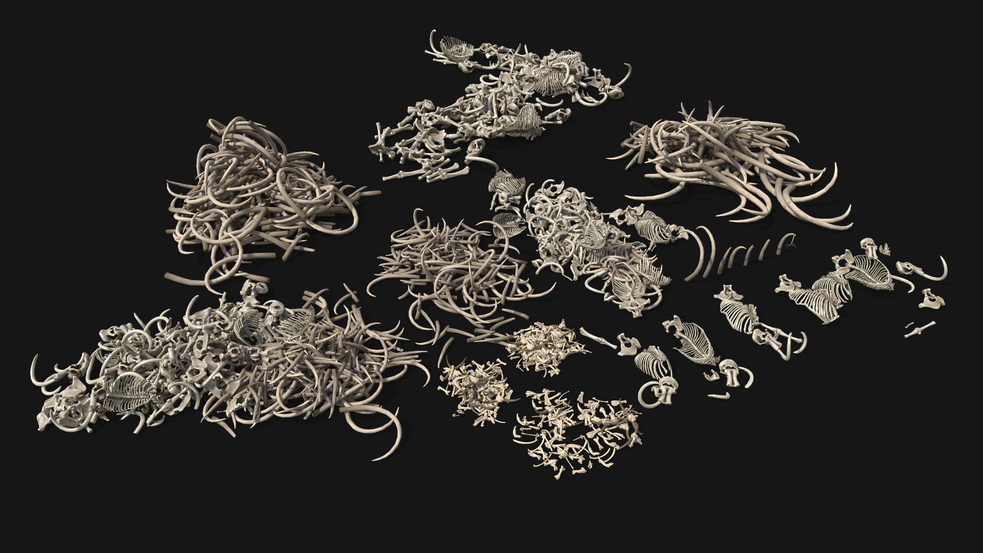 Bone Piles Collection - iClone/Scenes & Props - Reallusion Content Store