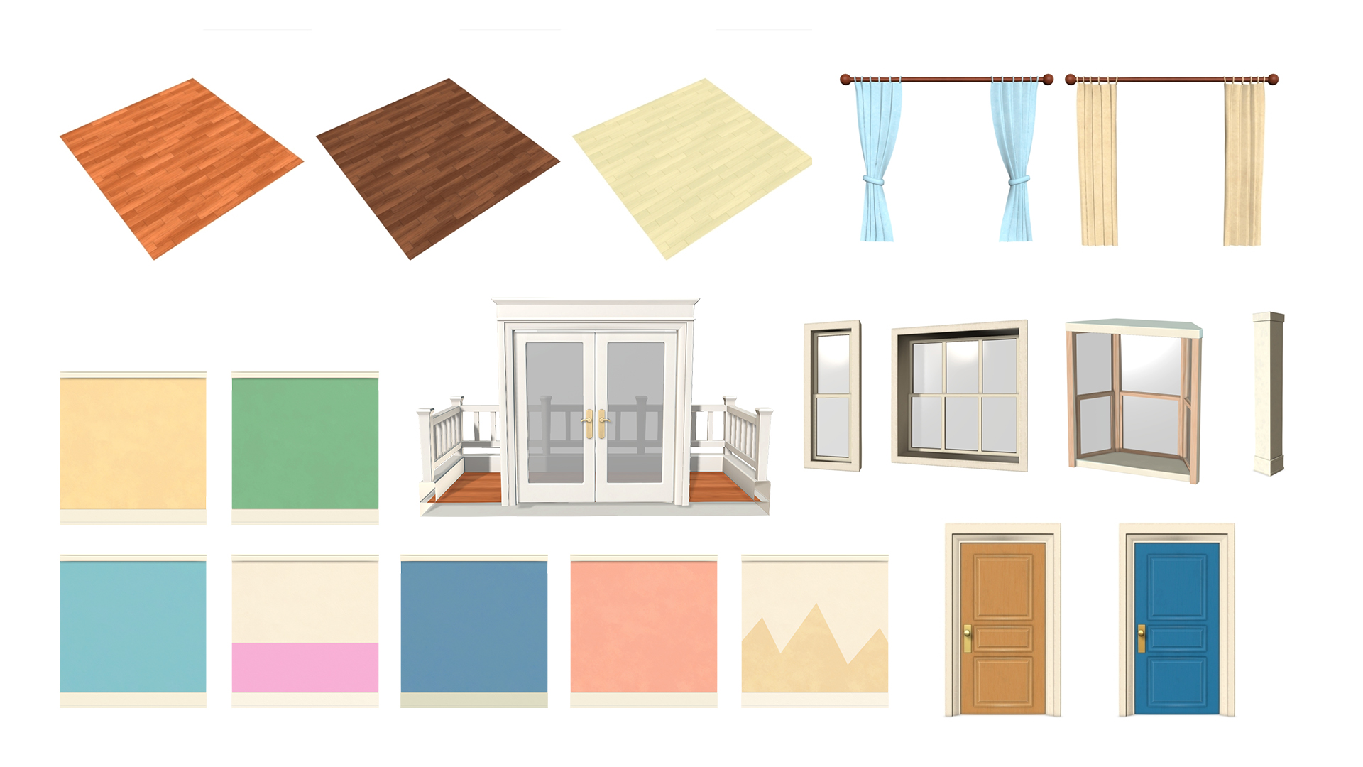Cartoon Home Builder Vol.3 Various Rooms - iClone/Scenes & Props ...