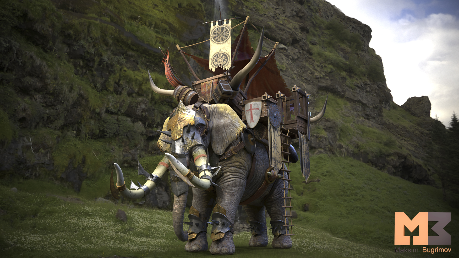 Fantasy_Elephant - iClone/Scenes & Props - Reallusion Content Store