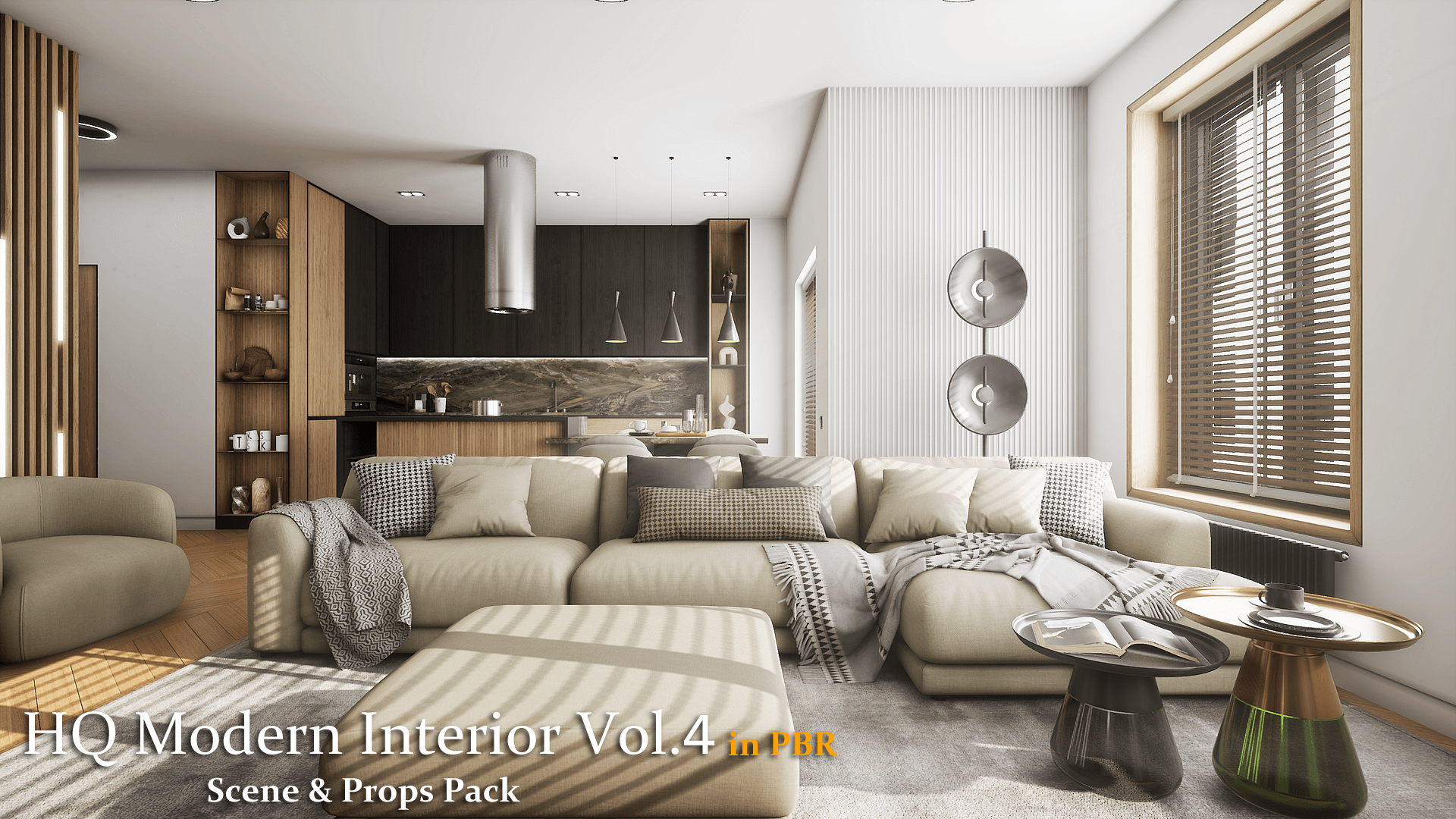 HQ Modern Interior Vol.4 - iClone/Scenes & Props - Reallusion Content Store