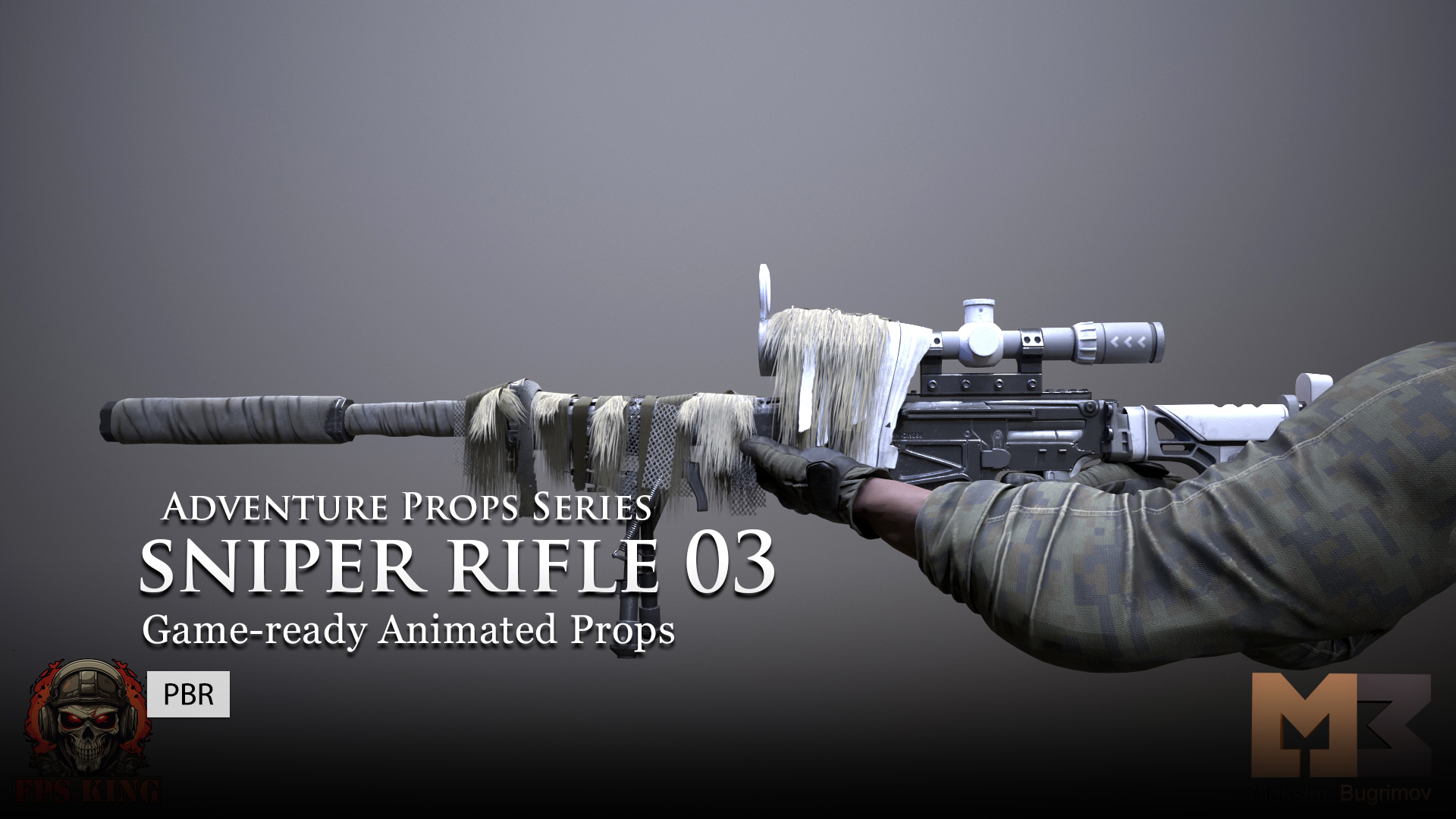 Sniper_Rifle_03 - iClone/Scenes & Props - Reallusion Content Store
