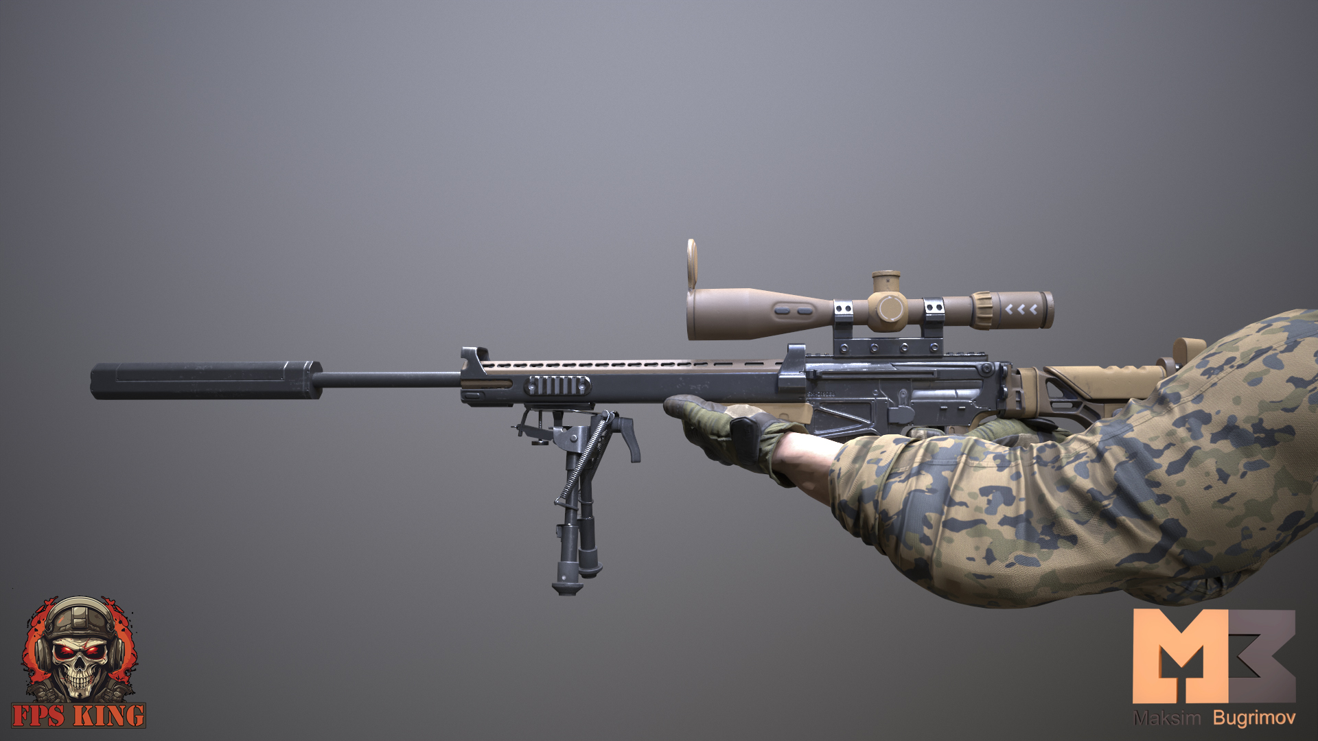 Sniper_Rifle_03 - iClone/Scenes & Props - Reallusion Content Store