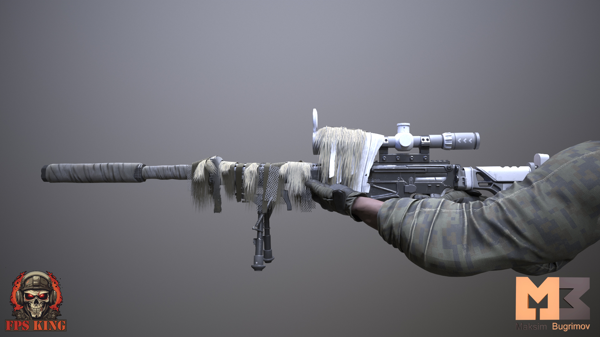 Sniper_Rifle_03 - iClone/Scenes & Props - Reallusion Content Store