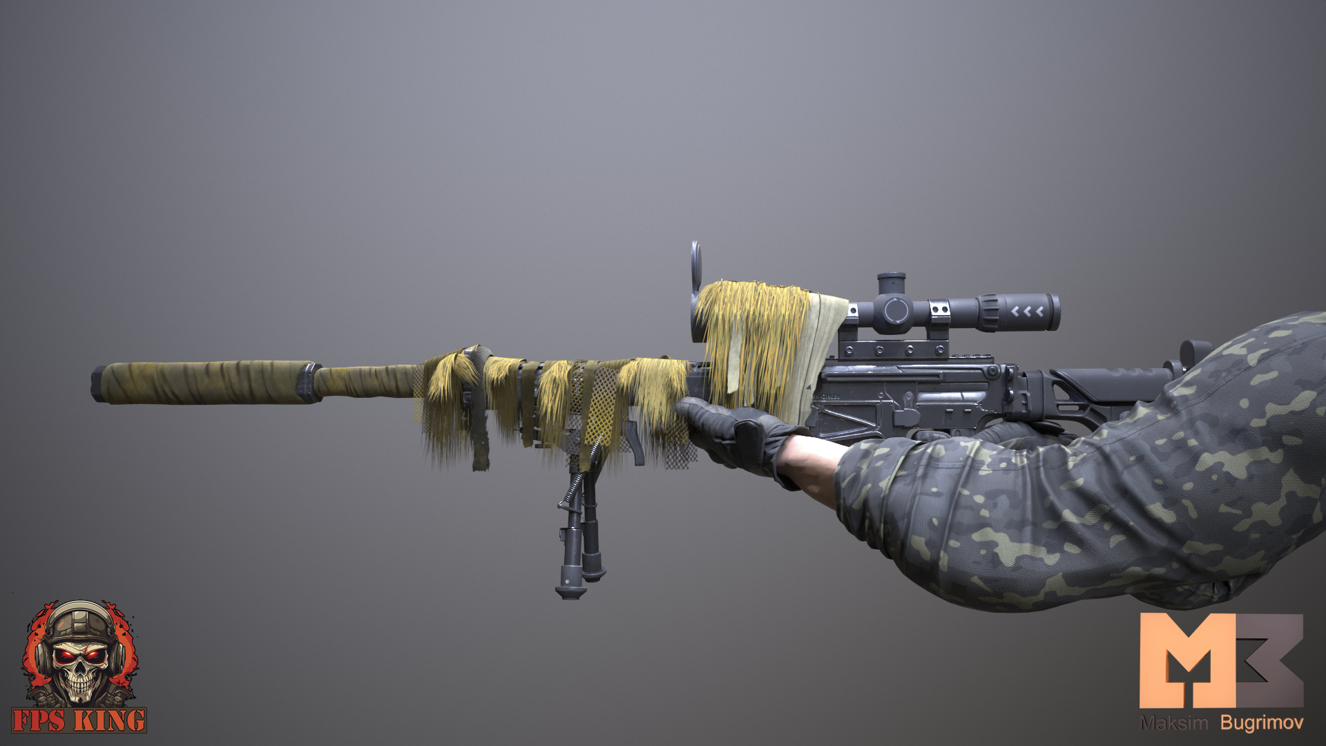 Sniper_Rifle_03 - iClone/Scenes & Props - Reallusion Content Store