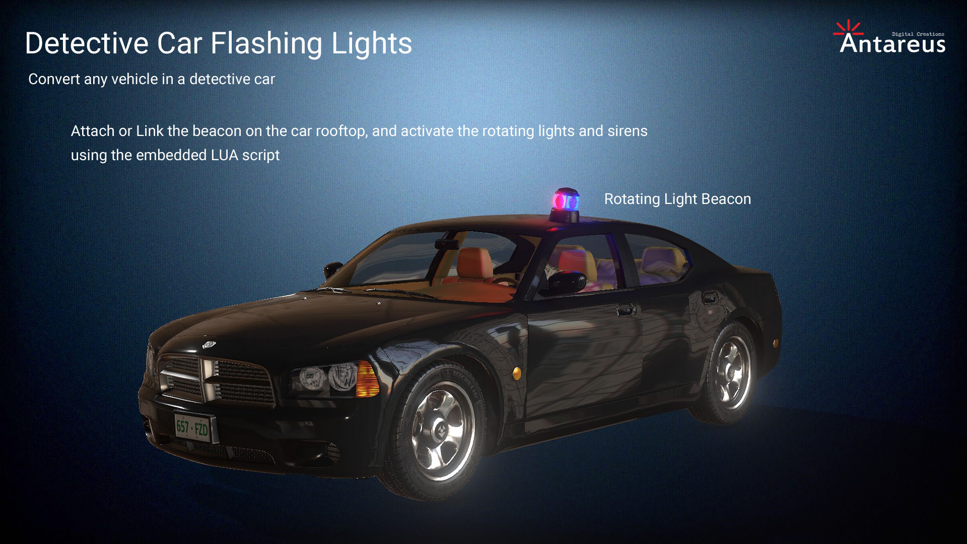 Detective Car Lights - iClone/Scenes & Props - Reallusion Content Store
