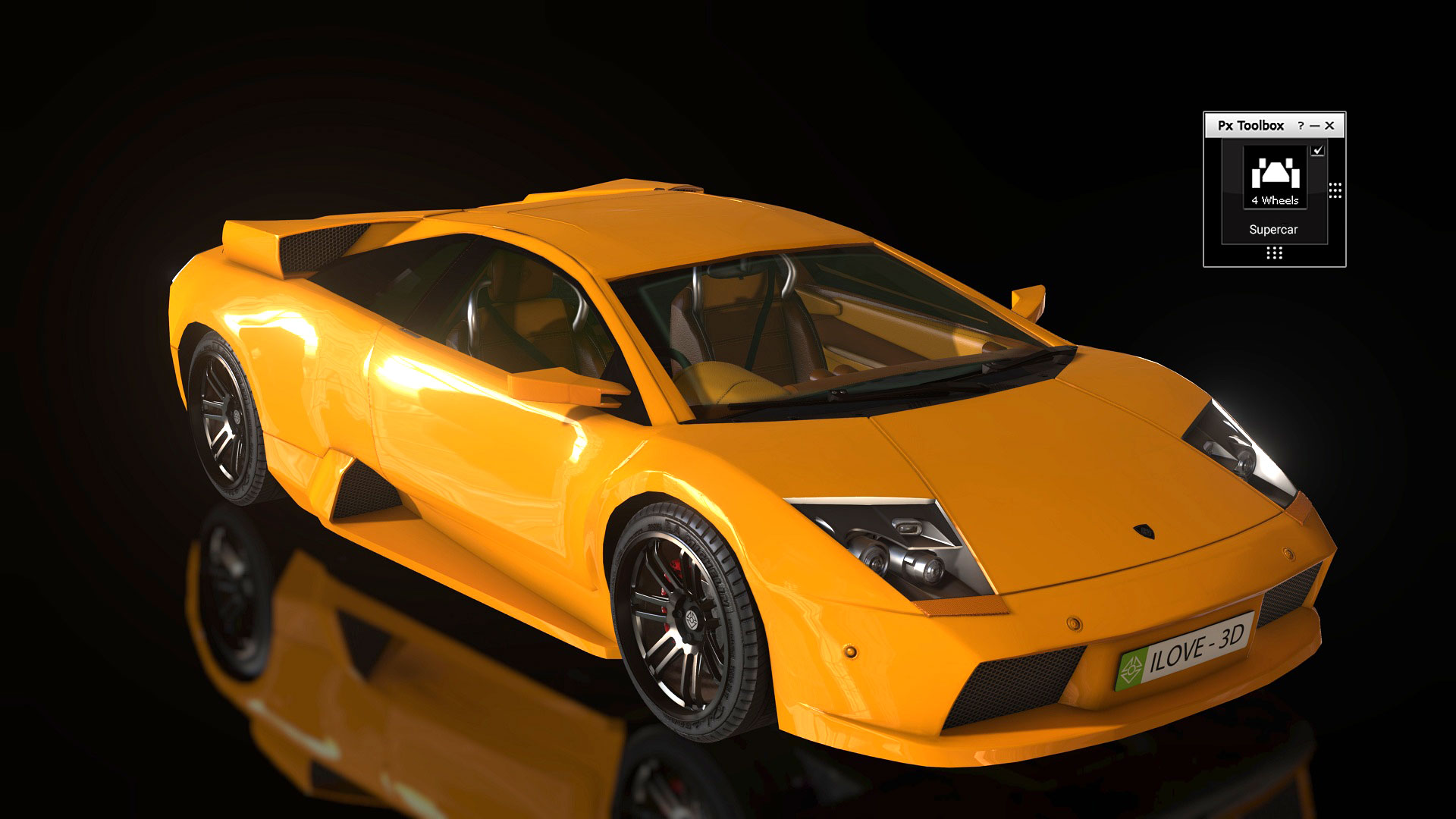 RHD HQ Interactive Vehicles - Supercar - iClone/Scenes & Props - Reallusion Content Store