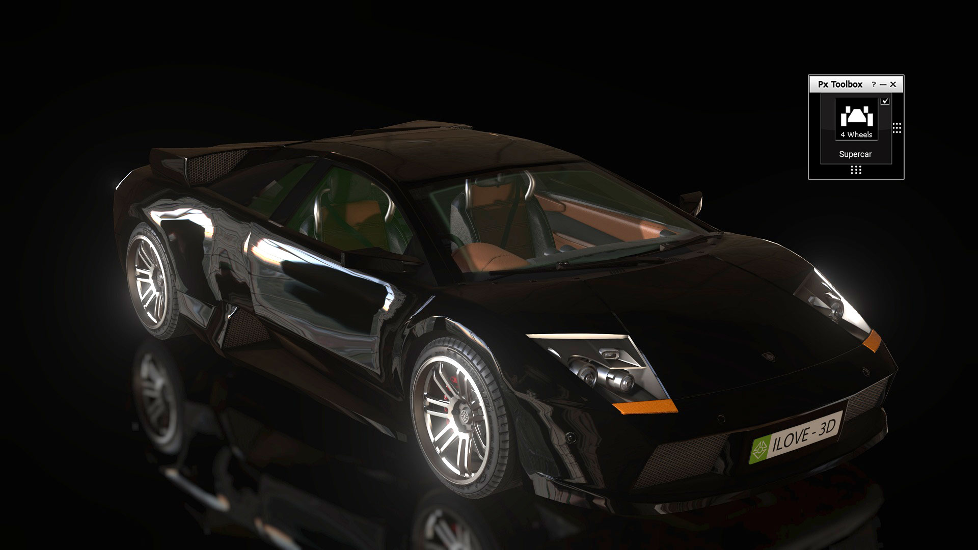 RHD HQ Interactive Vehicles - Supercar - iClone/Scenes & Props - Reallusion Content Store