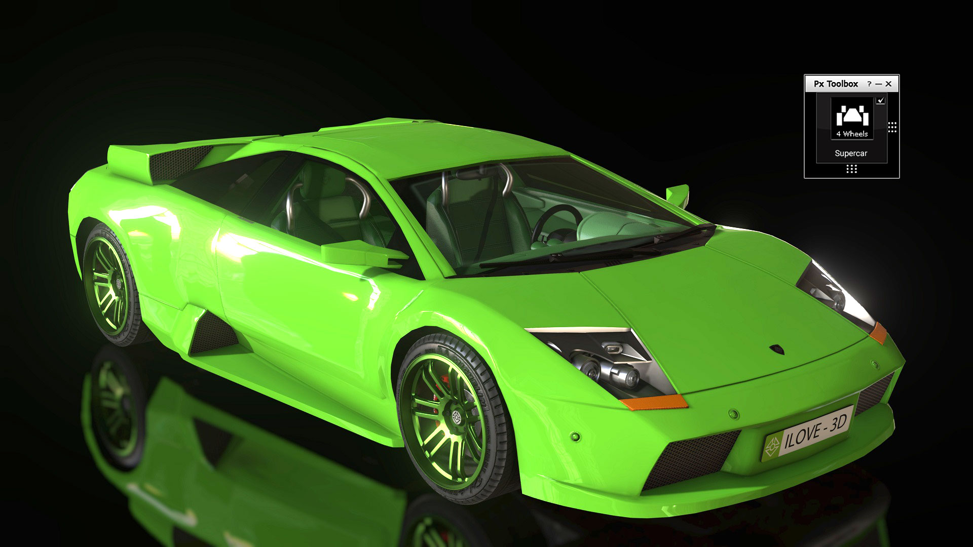 HQ Interactive Vehicles - Supercar - iClone/Scenes & Props - Reallusion ...