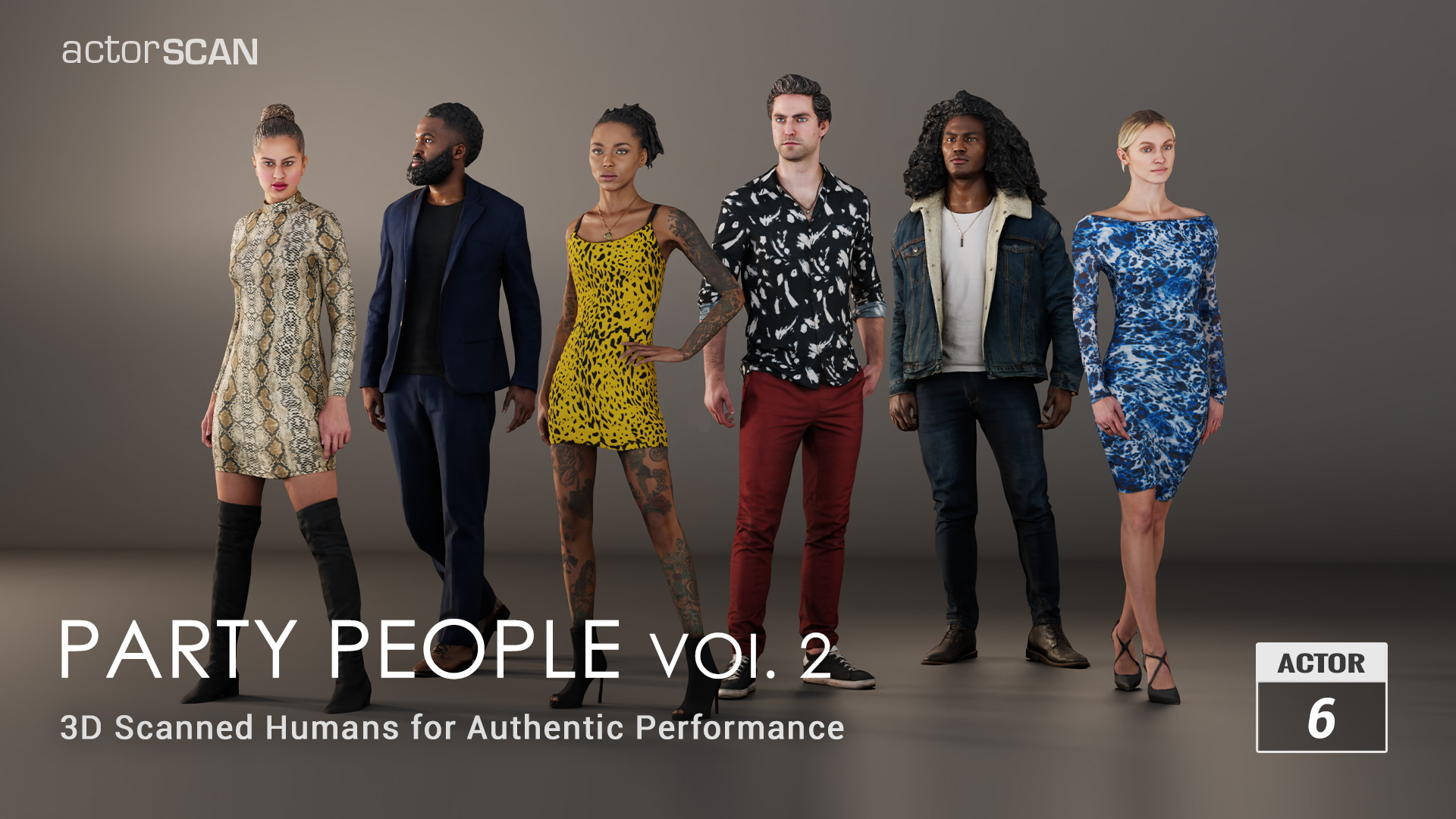 Party People Vol.2 - iClone/Actor - Reallusion Content Store