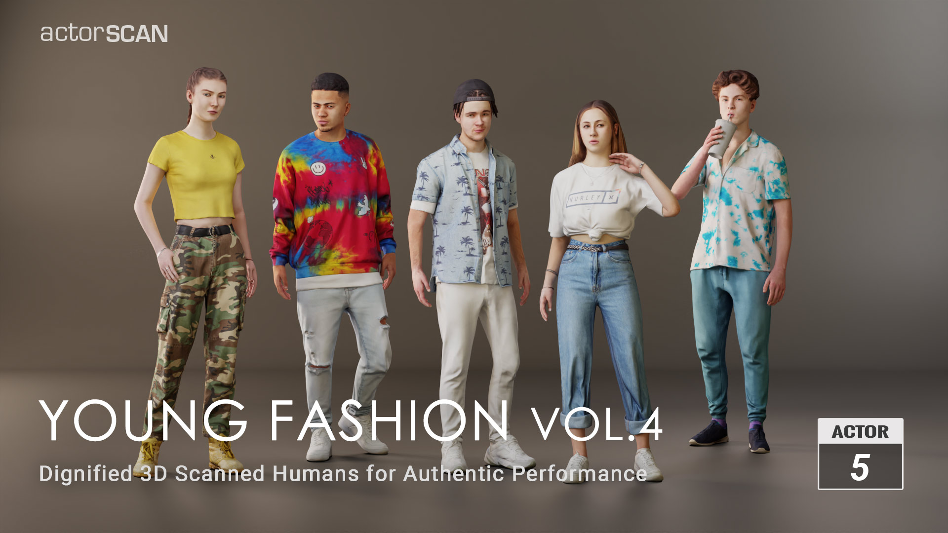 Young Fashion Vol.4 - iClone/Actor - Reallusion Content Store
