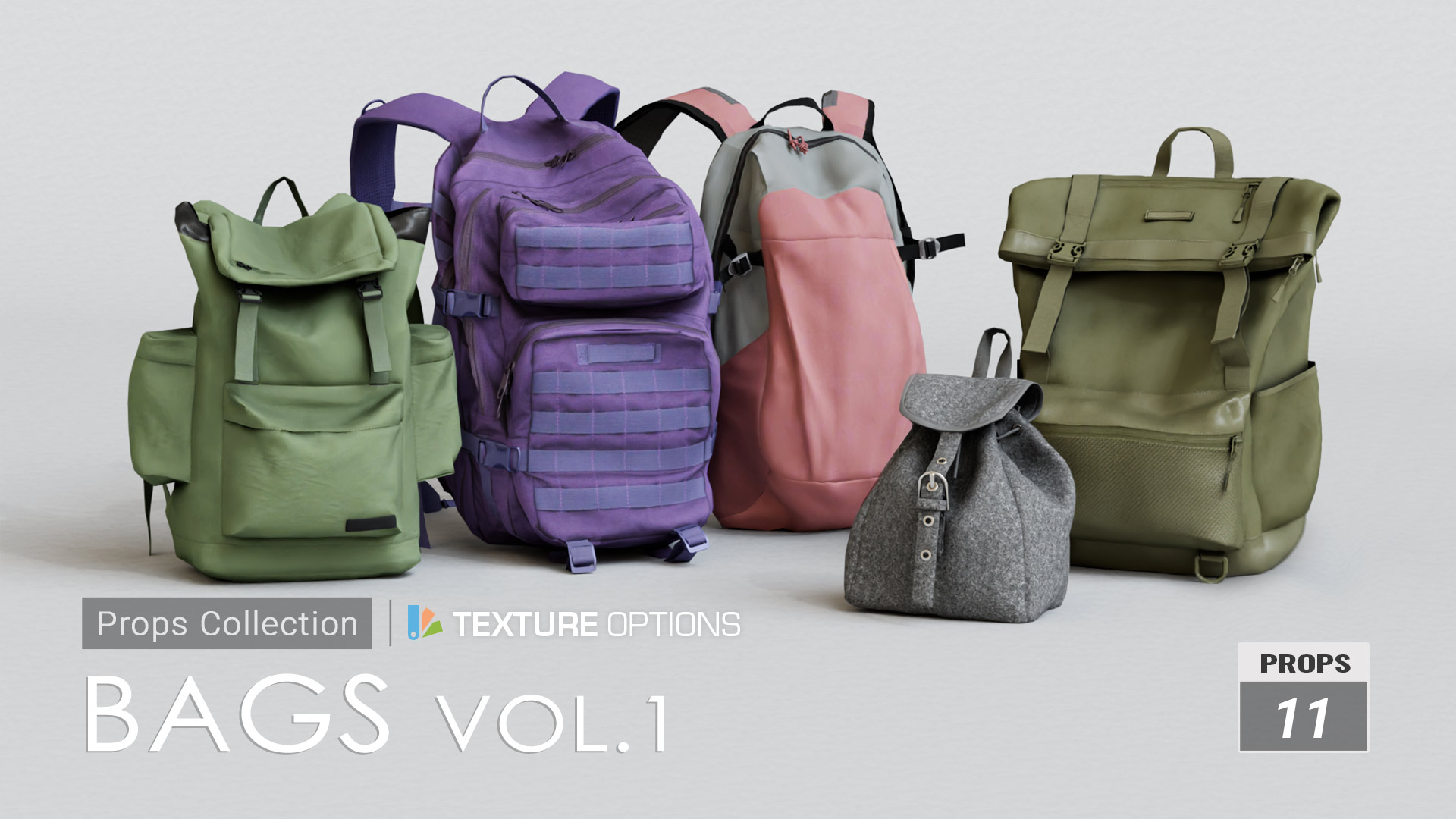 Props Collection - Bags Vol.1 - iClone/Scenes & Props - Reallusion ...
