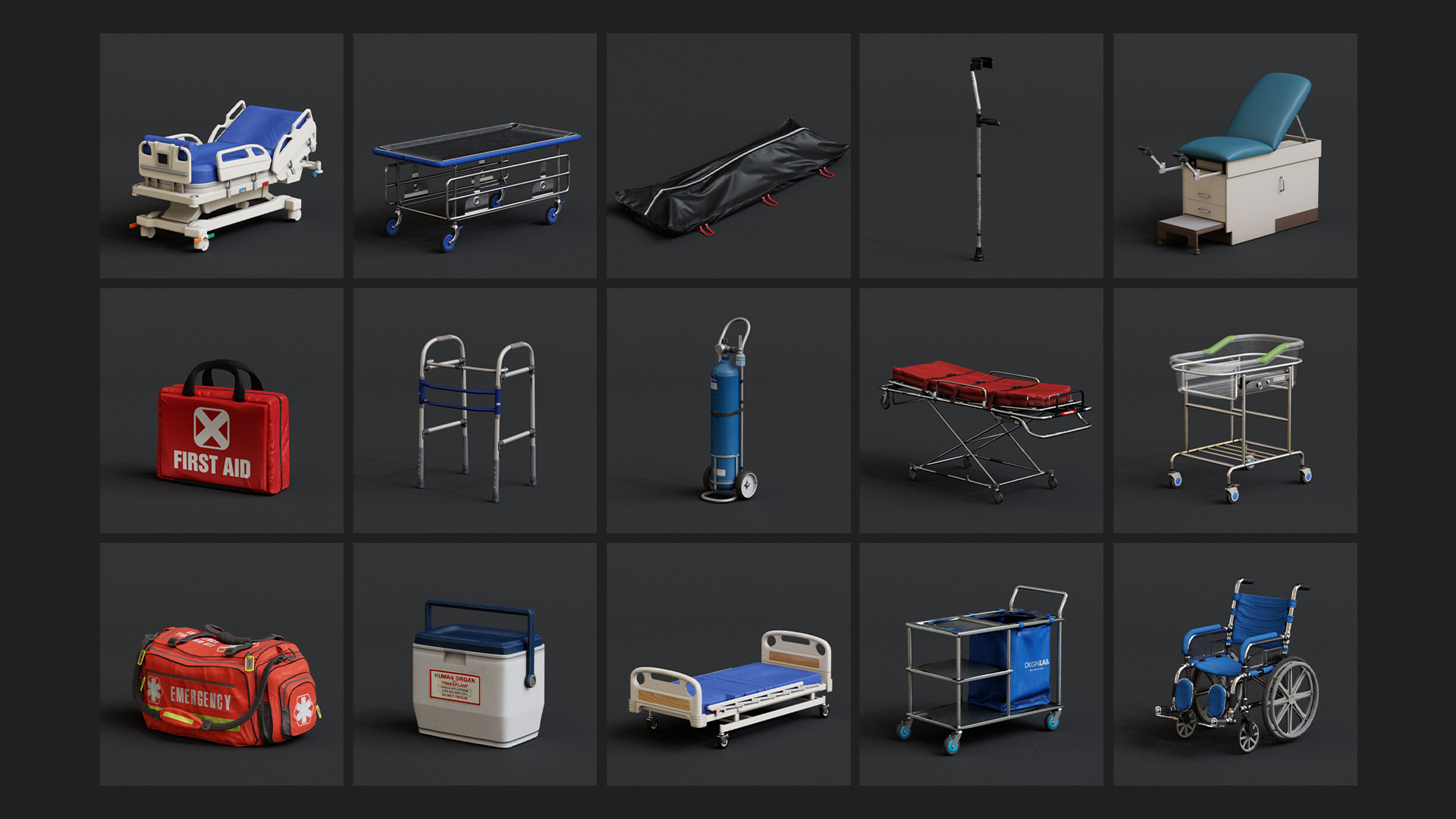 Props Collection - Medical Supply Vol.1 - iClone/Scenes & Props ...