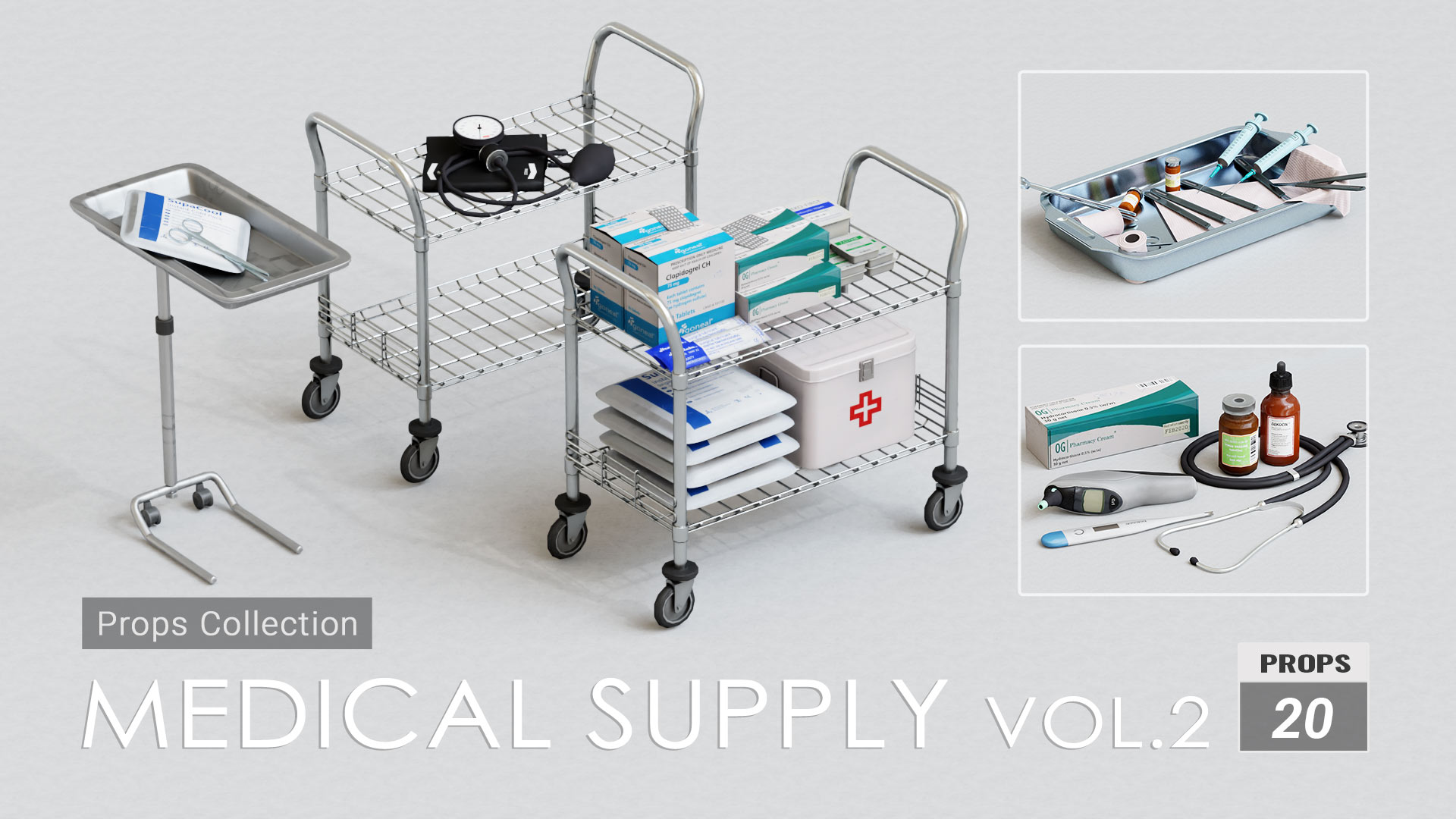 Props Collection - Medical Supply Vol.2 - iClone/Scenes & Props ...