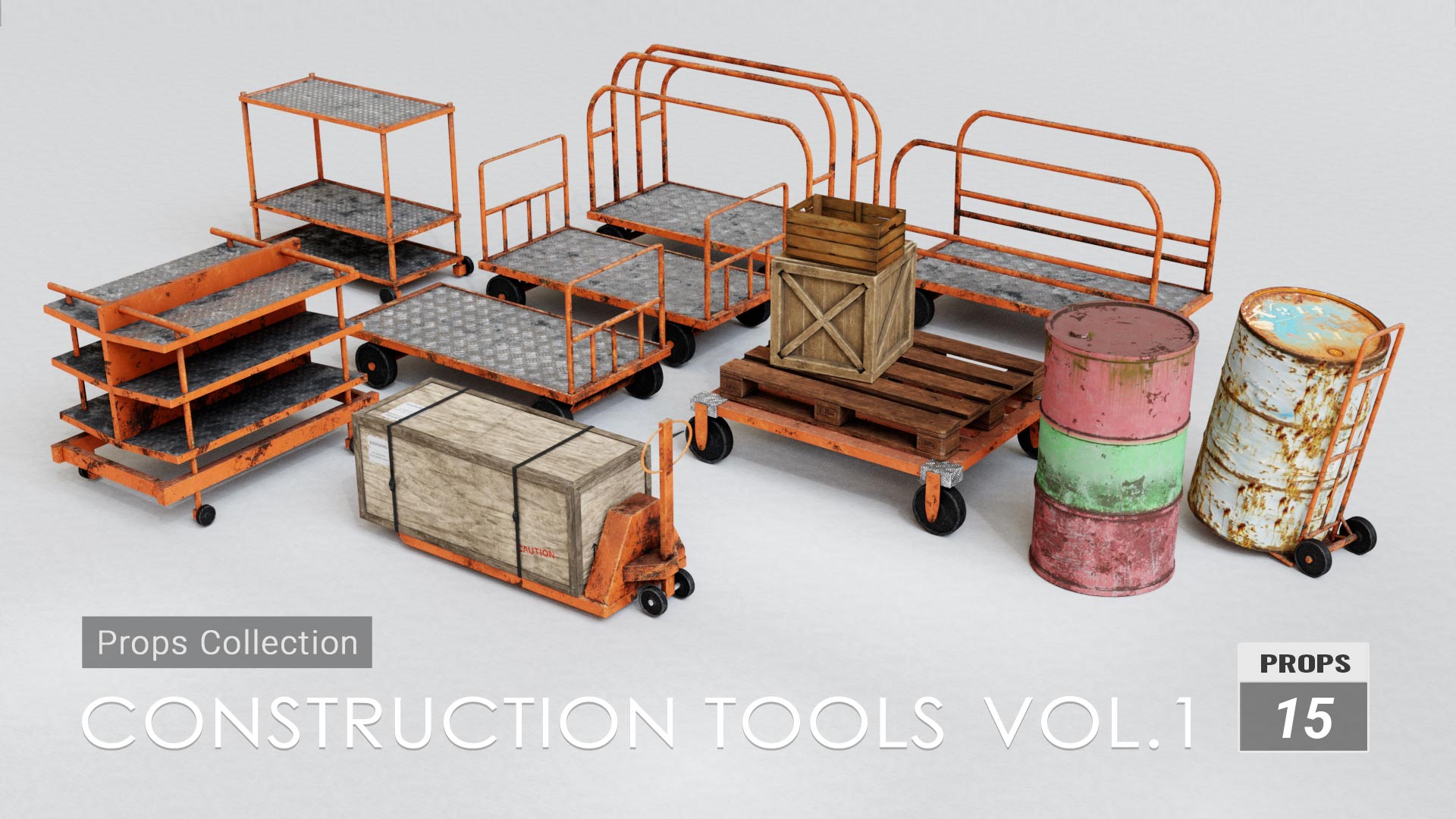 Props Collection - Construction Tools Vol.1 - iClone/Scenes & Props ...