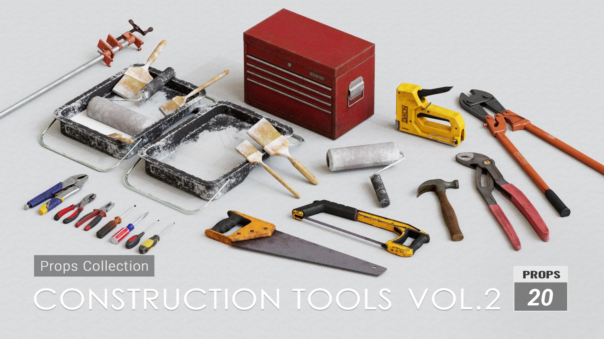 Props Collection - Construction Tools Vol.2 - iClone/Scenes & Props ...