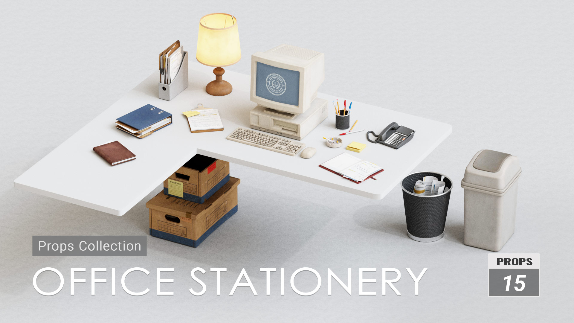 Props Collection - Office Stationery - iClone/Scenes & Props ...