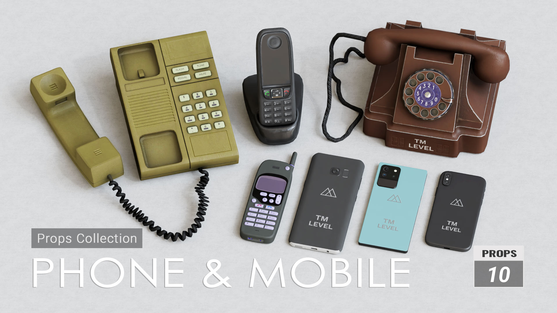 Props Collection - Phone & Mobile - iClone/Scenes & Props - Reallusion ...