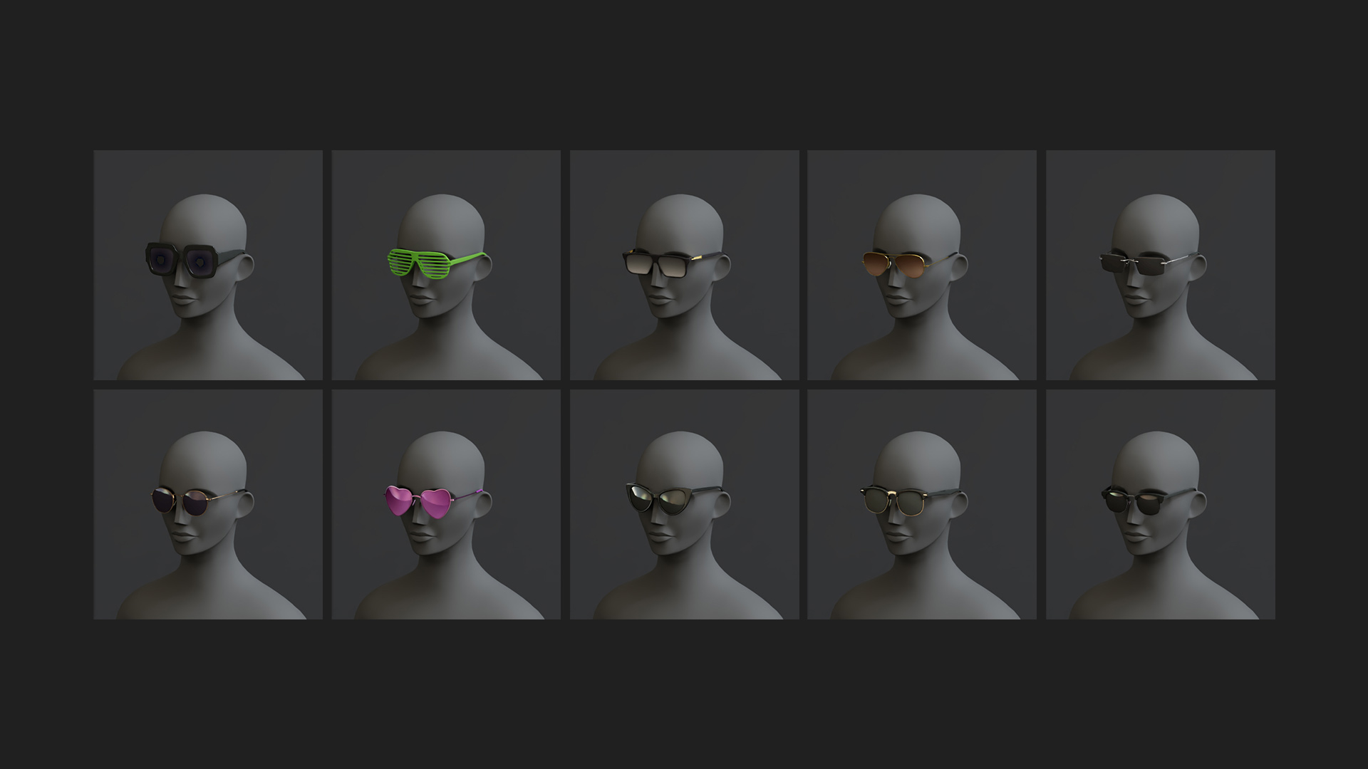 Props Collection - Sunglasses - iClone/Scenes & Props - Reallusion ...