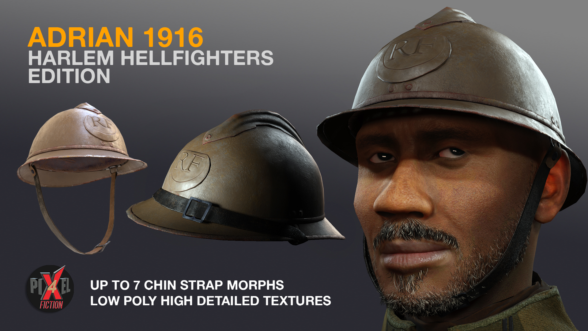 Adrian Helmet Hellfighters Edition - iClone/Actor - Reallusion Content ...
